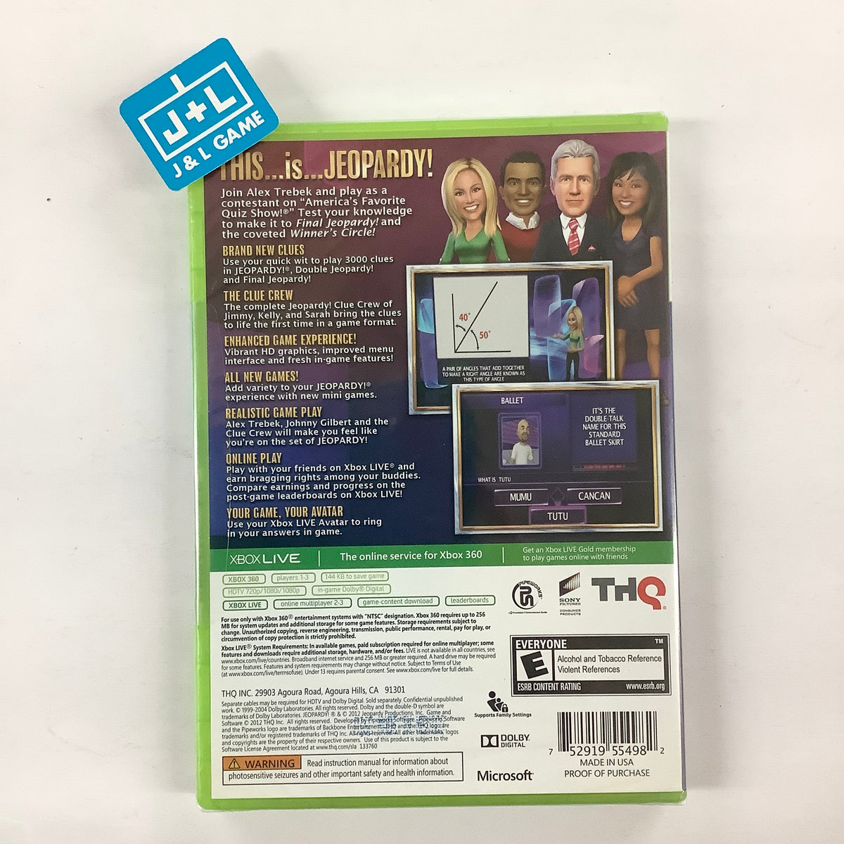 Jeopardy - Xbox 360 | J&L Game