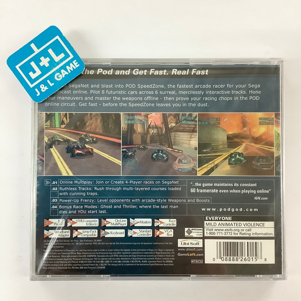 POD: Speedzone - (DC) SEGA Dreamcast | J&L Game
