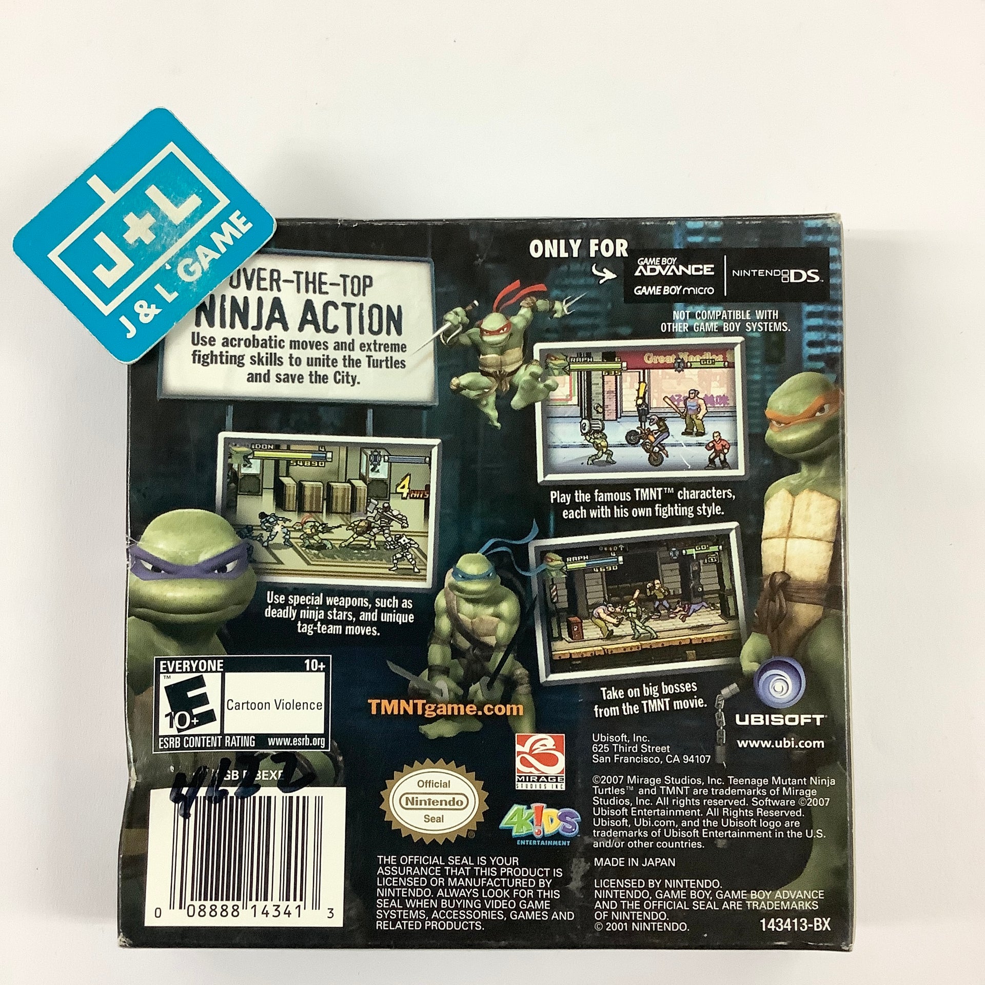 TMNT - (GBA) Game Boy Advance [Pre-Owned] | J&L Game