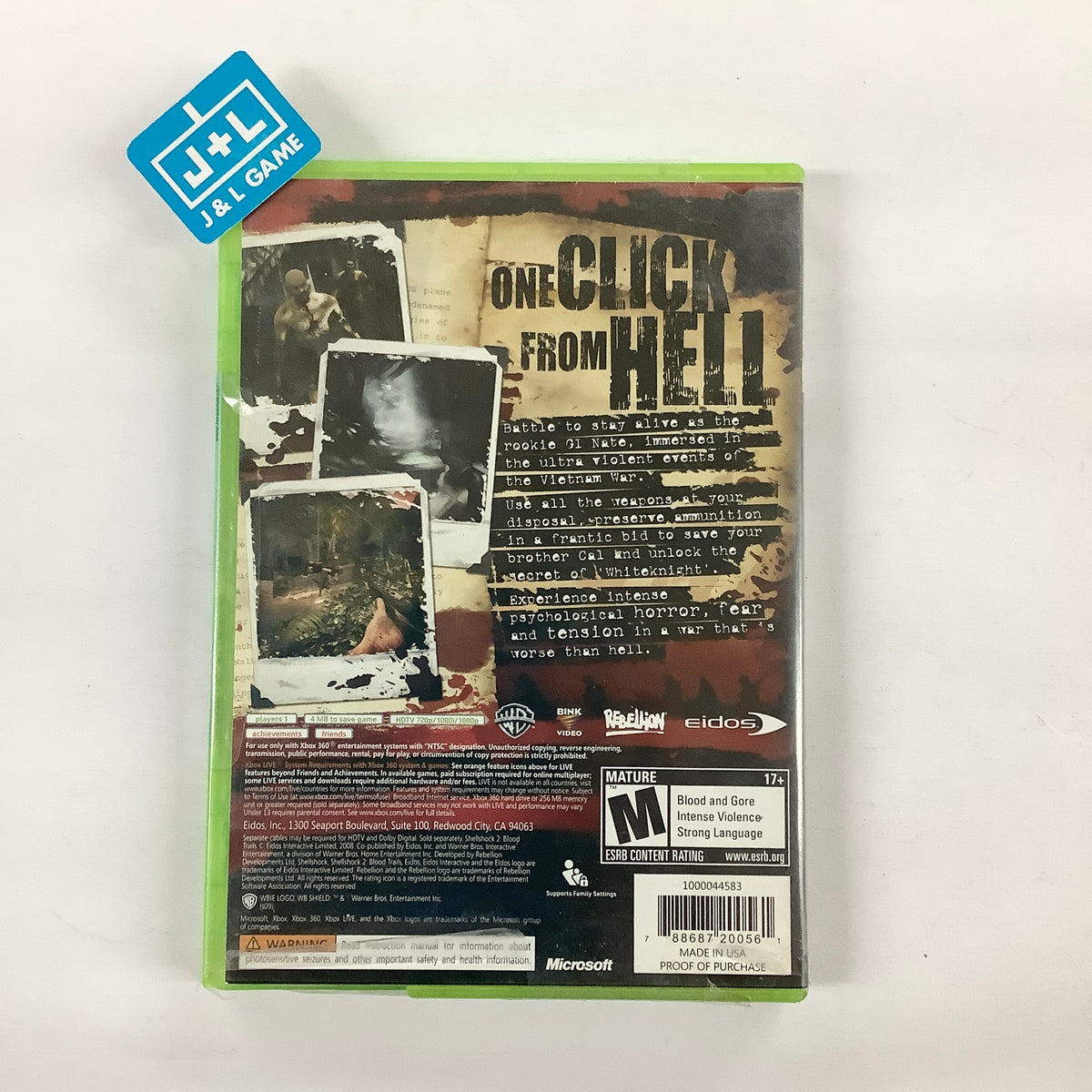 ShellShock 2: Blood Trails - Xbox 360 | J&L Game