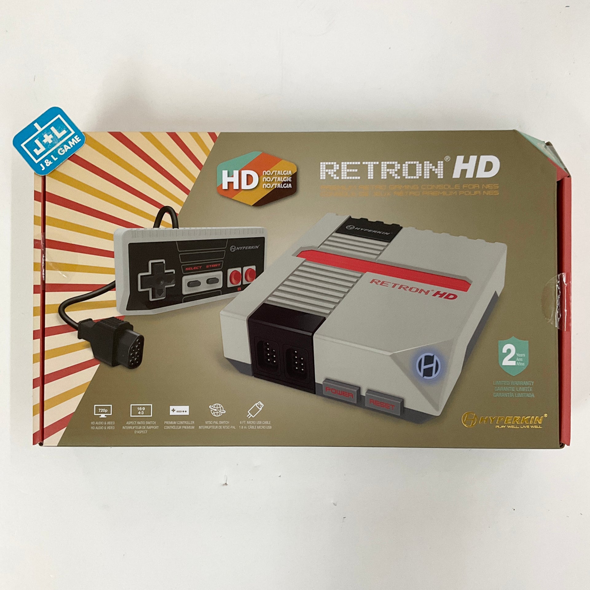 Hyperkin RetroN 1 HD (Gray) - (NES) Nintendo Entertainment System | J&L ...