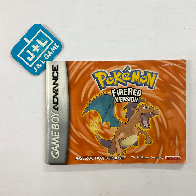 Pokemon FireRed Version (Player's Choice) - (GBA) Game Boy Advance [Pr ...