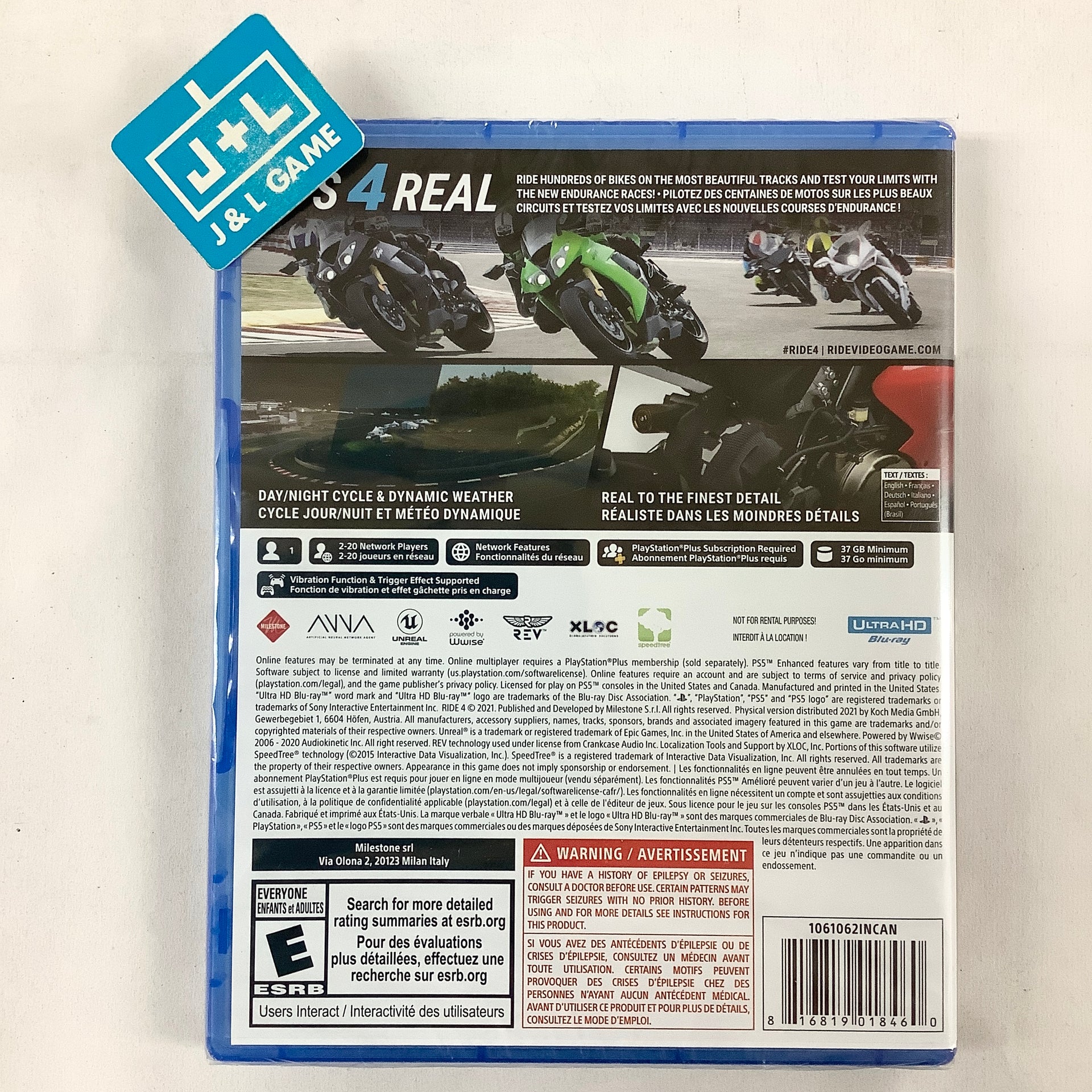 Ride 4 - (PS5) PlayStation 5 | J&L Game