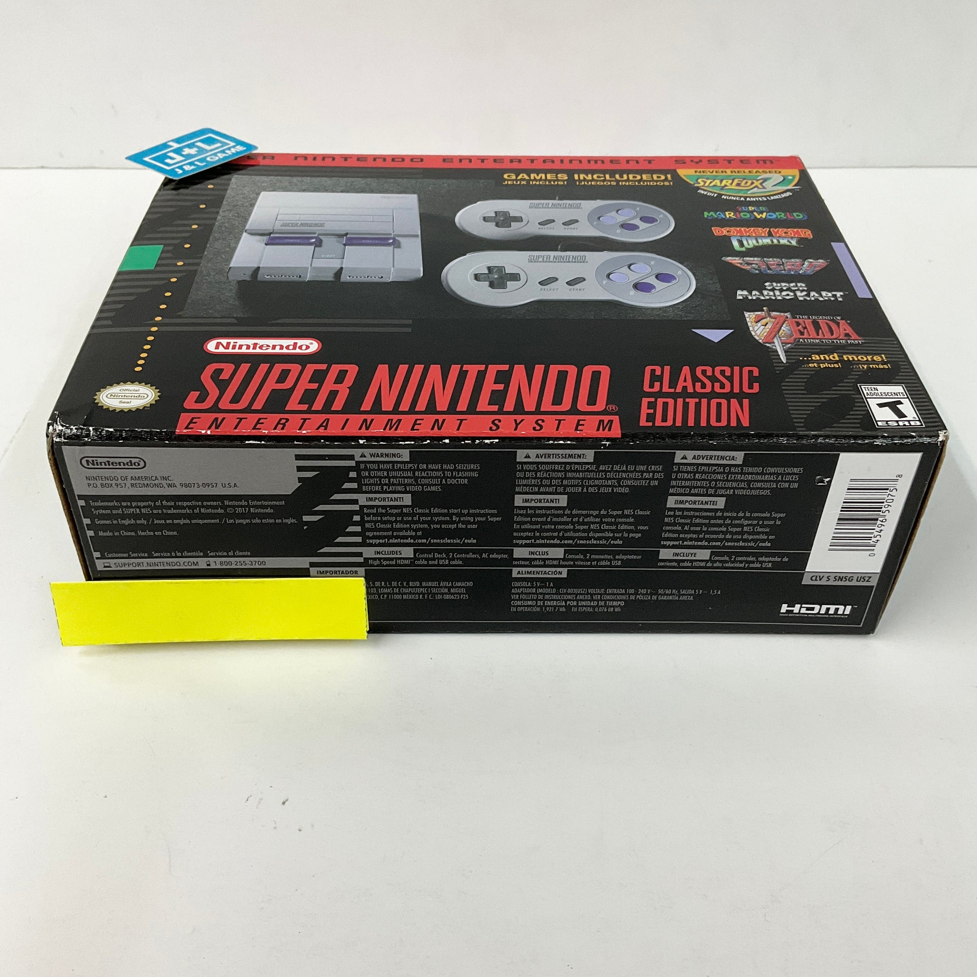 Super Nintendo Classic Mini Edition - (SNES) Super Nintendo | J&L Game