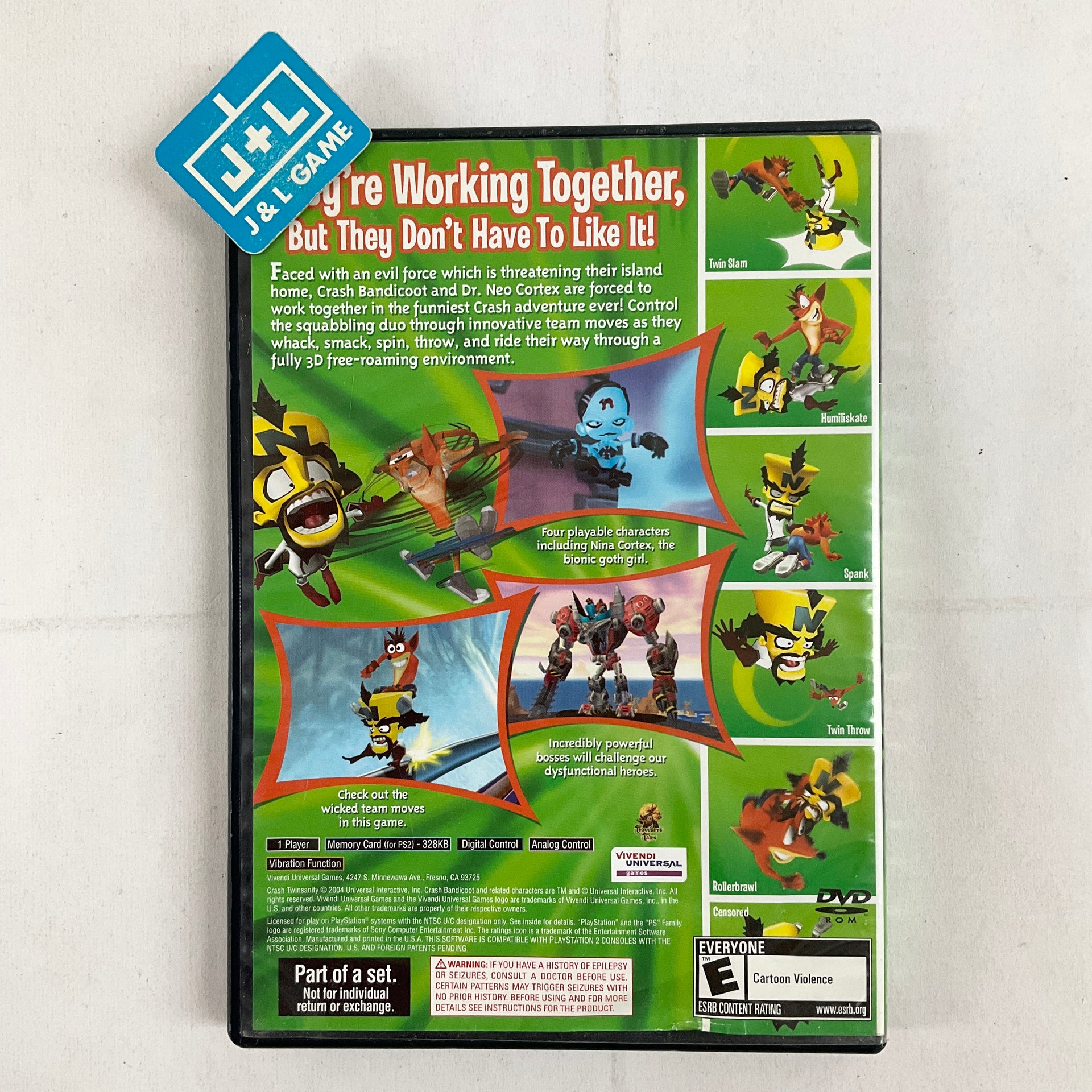 Crash Bandicoot Action Pack - (PS2) PlayStation 2 [Pre-Owned] | J&L Game