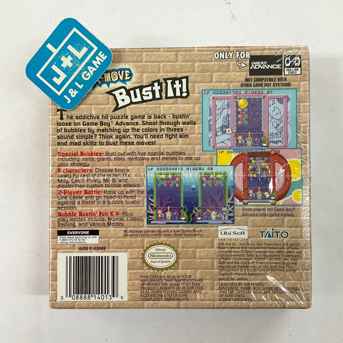 Super Bust-A-Move - (GBA) Game Boy Advance | J&L Game