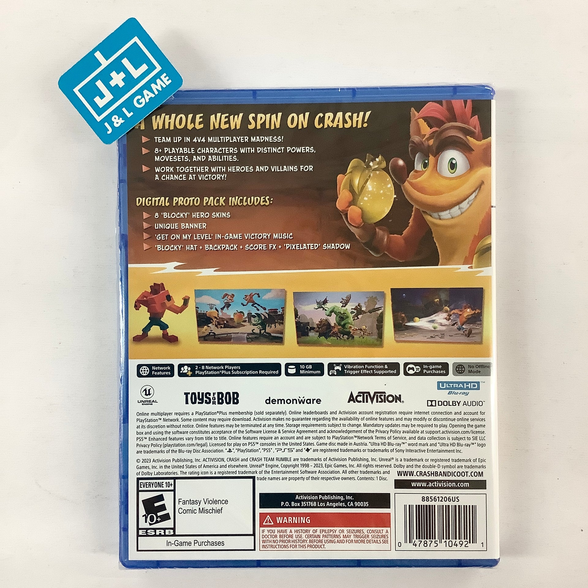 Crash Team Rumble (Deluxe Edition) - (PS5) PlayStation 5 | J&L Game