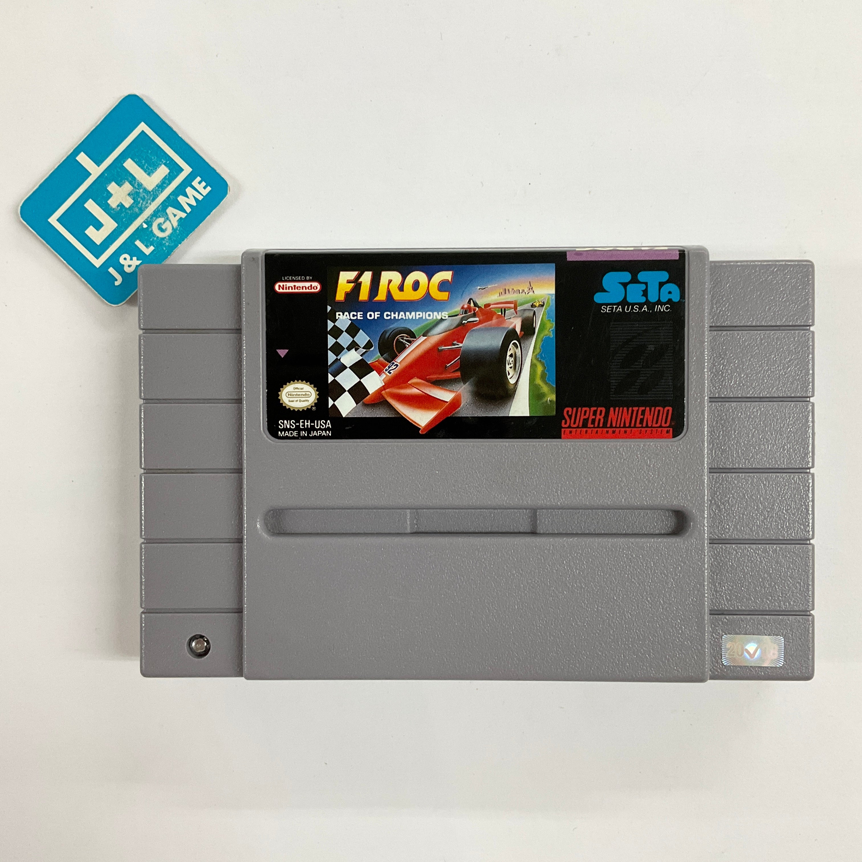 F1 ROC: Race of Champions - (SNES) Super Nintendo [Pre-Owned] | J&L Game