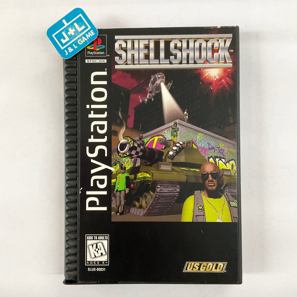 Shellshock Long Box PS1 PlayStation 1 Pre Owned J L Game