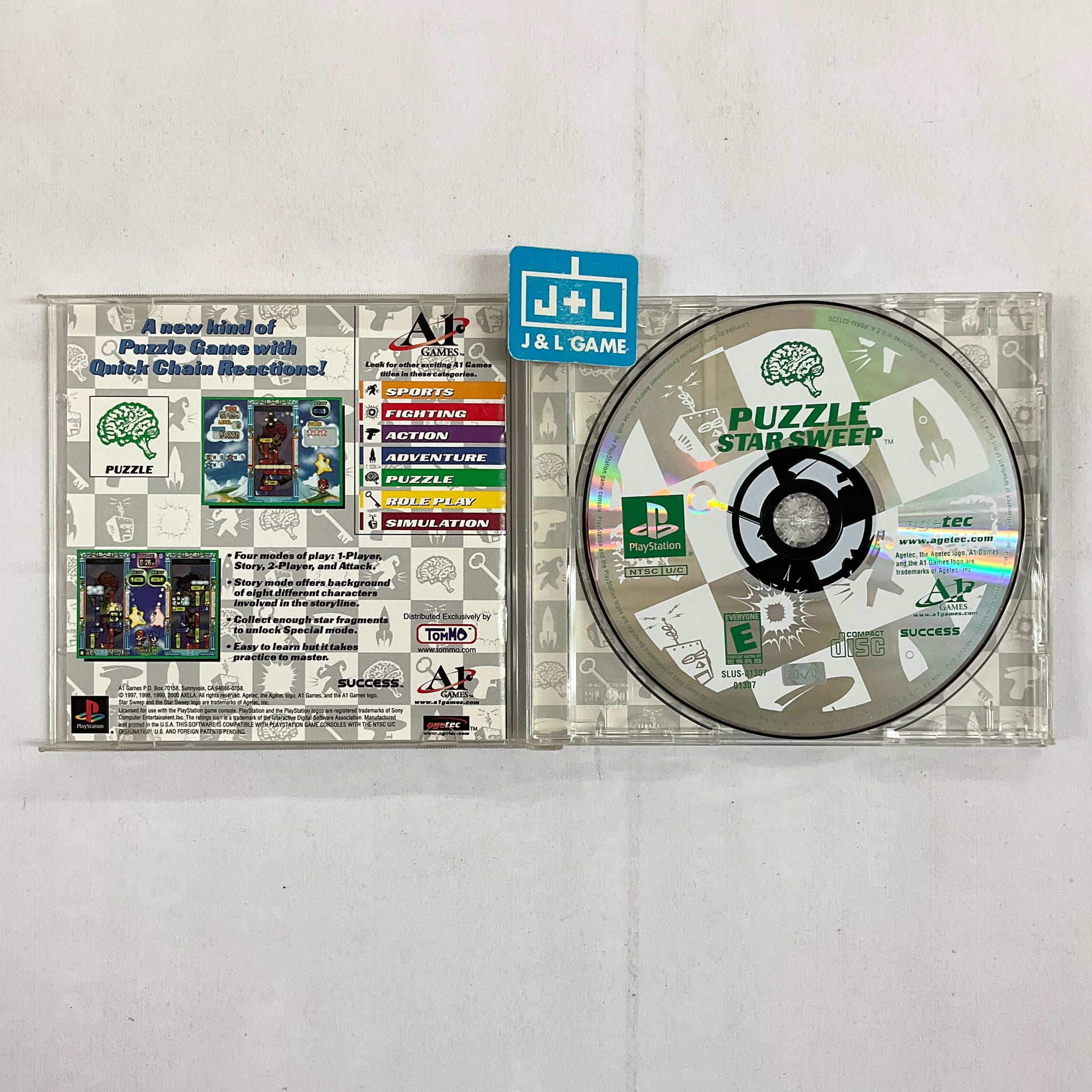 Puzzle: Star Sweep - (PS1) PlayStation 1 [Pre-Owned] | J&L Game