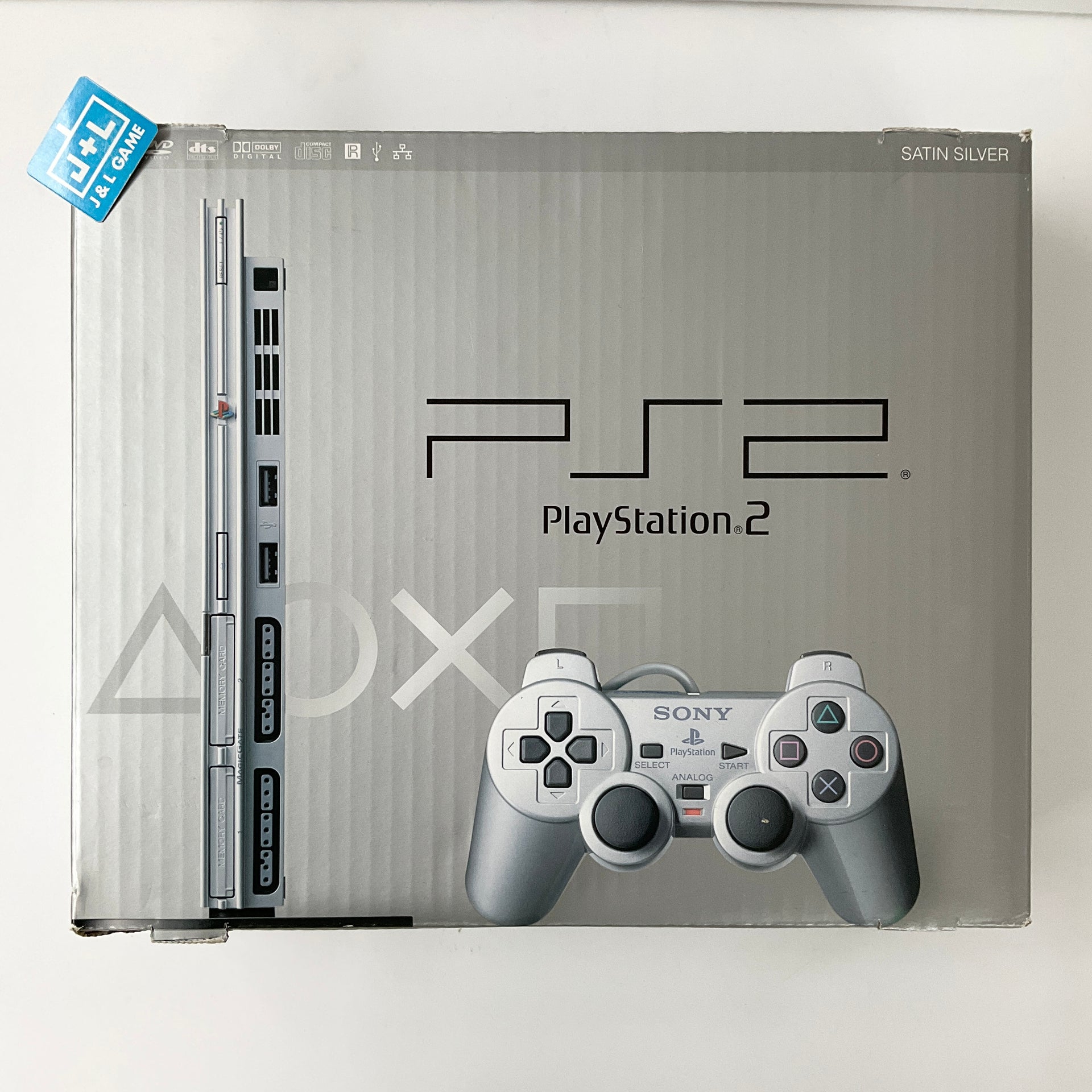 Sony PlayStation 2 Slim Console (Silver) - (PS2) PlayStation 2 [Pre-Ow | J&L Game