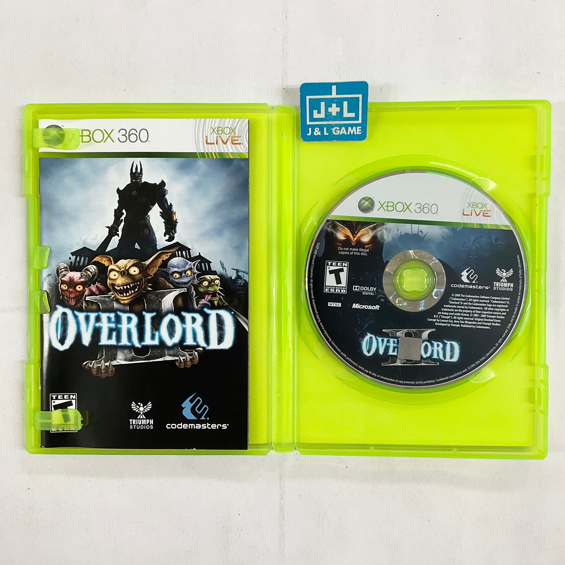 Overlord II - Xbox 360 [Pre-Owned] | J&L Game