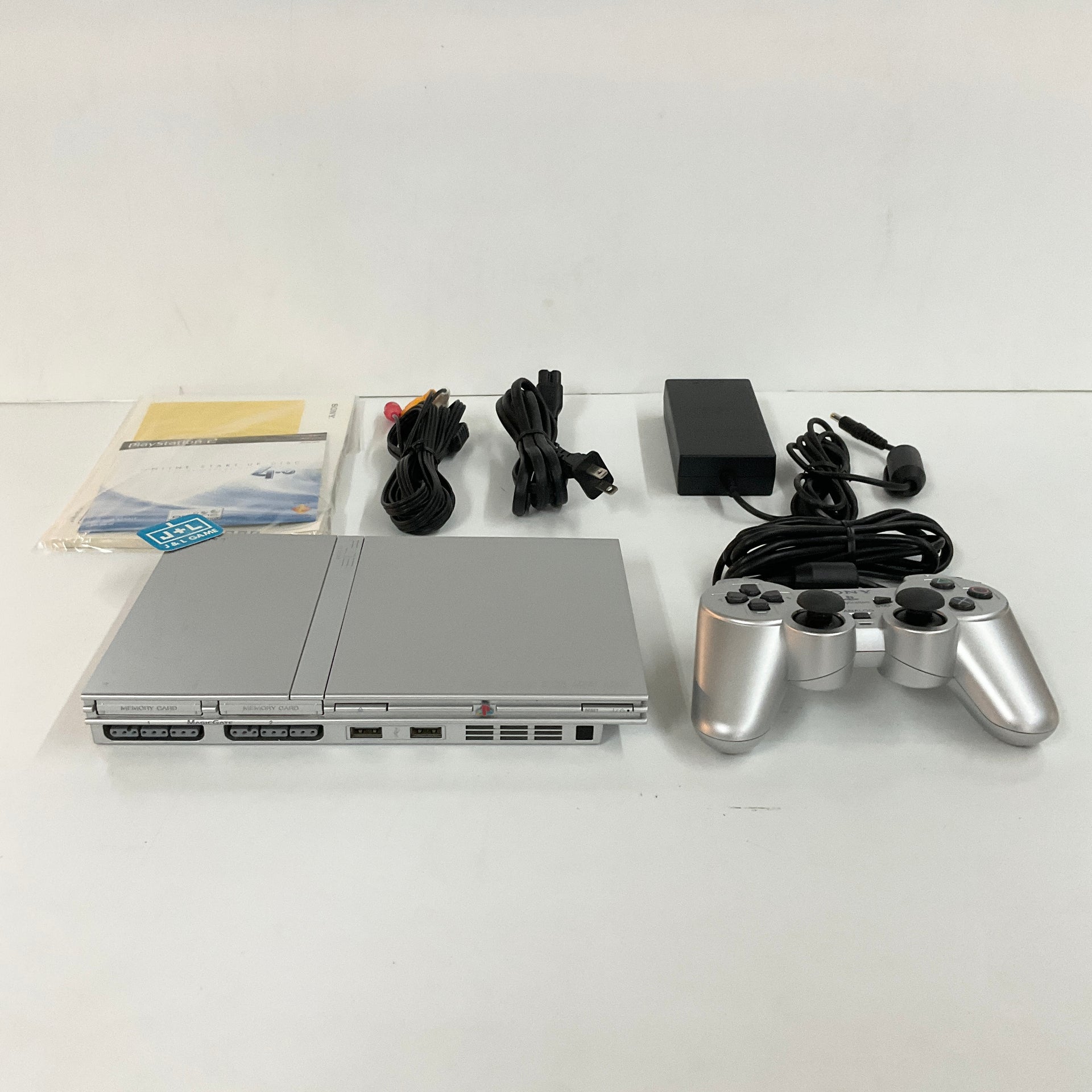 Sony PlayStation 2 Slim Console (Silver) - (PS2) PlayStation 2 [Pre-Ow | J&L Game