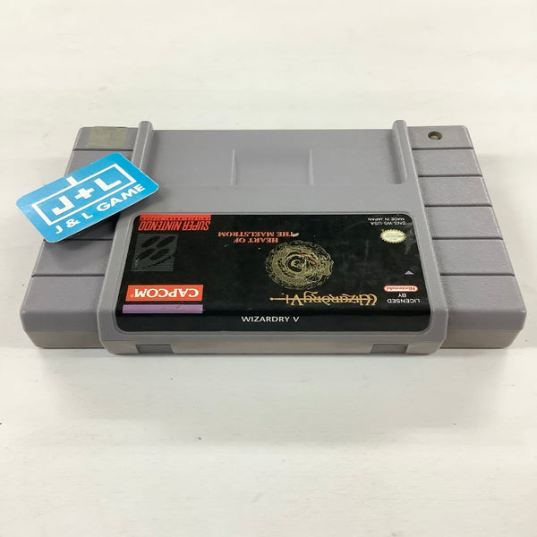 Wizardry V: Heart of the Maelstrom - (SNES) Super Nintendo [Pre-Owned ...