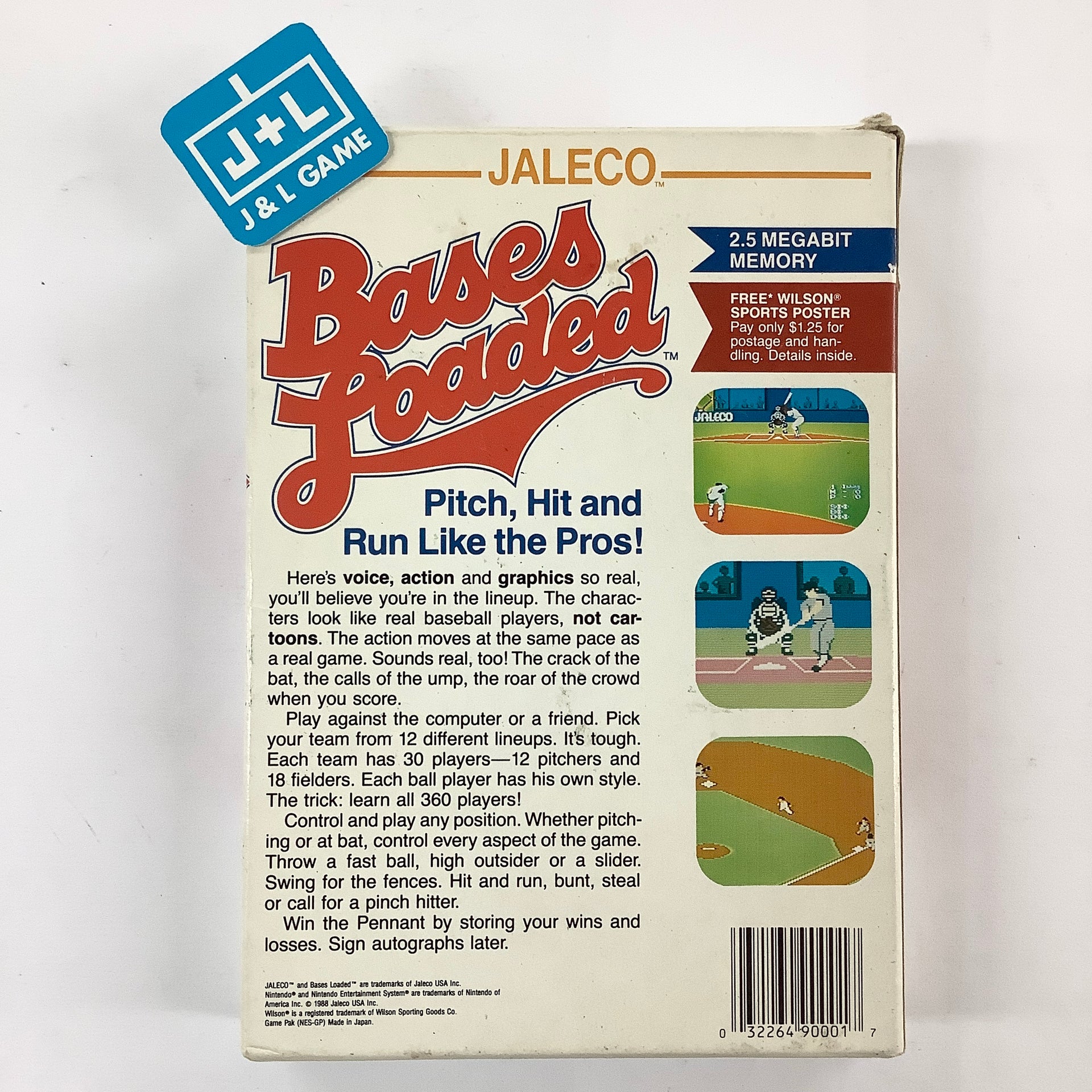 Bases Loaded - (NES) Nintendo Entertainment System [Pre-Owned] | J&L Game