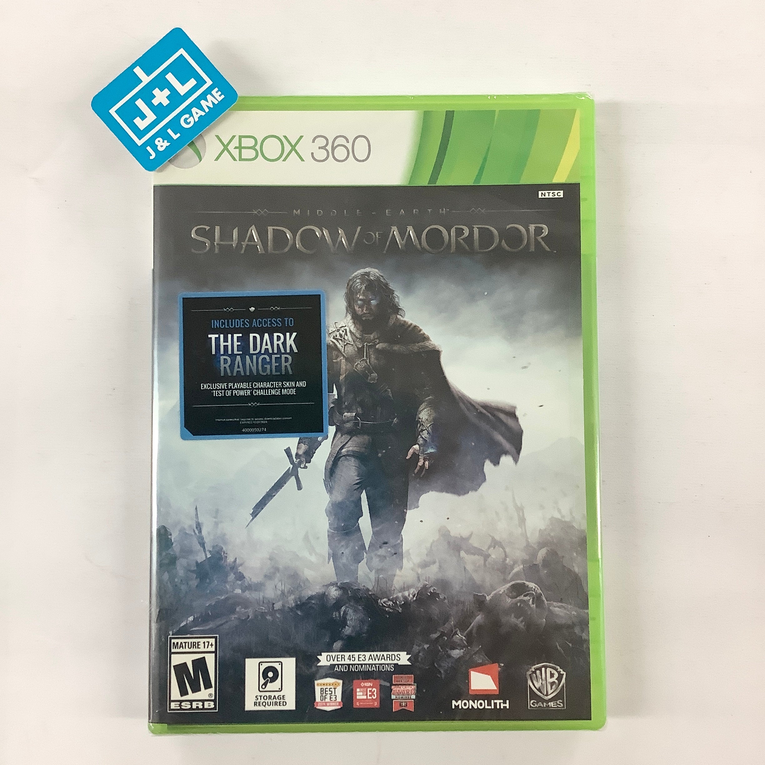 Middle-earth: Shadow of Mordor - Xbox 360 | J&L Game
