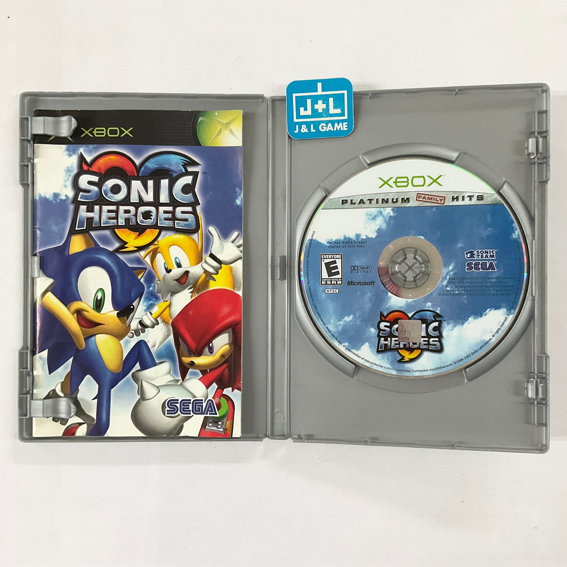 Sonic Heroes (Platinum Family Hits) - (XB) Xbox [Pre-Owned] | J&L Game