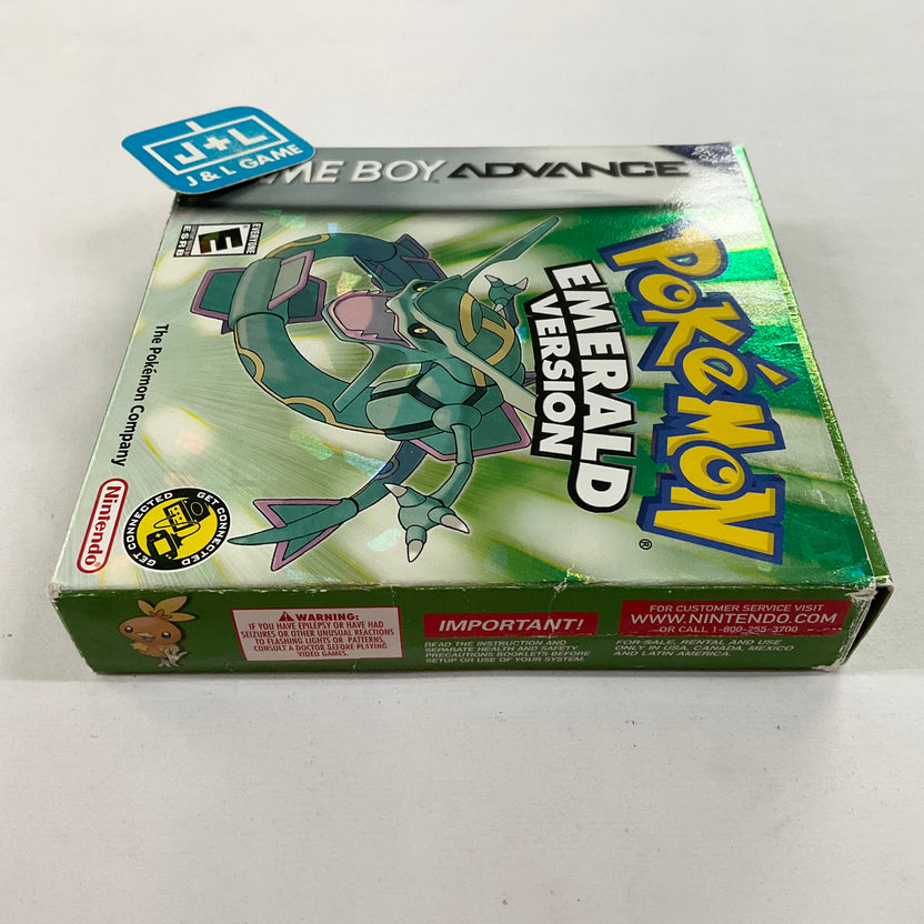 Pokemon Emerald Version - (GBA) Game Boy Advance [Pre-Owned] | J&L Game