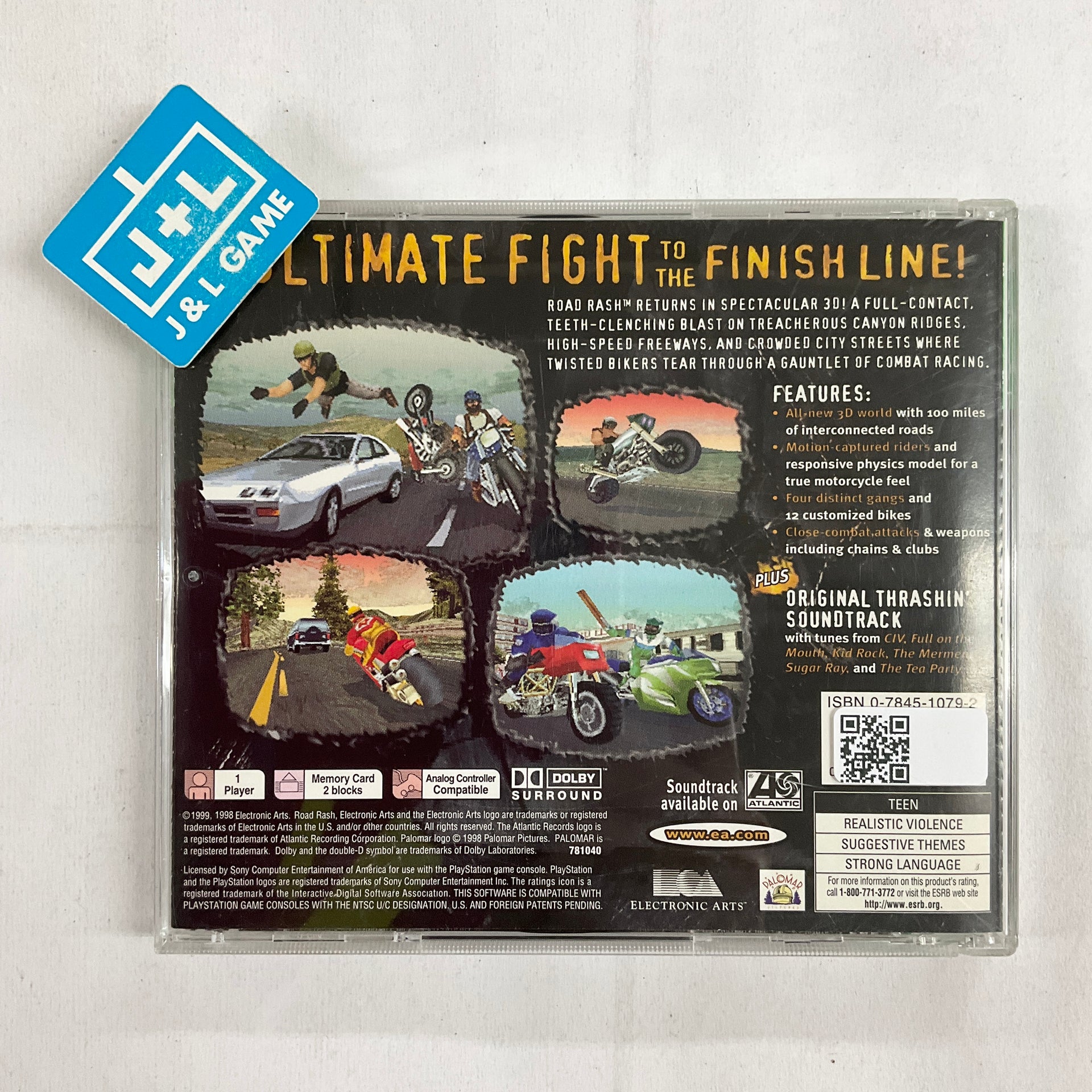 Road Rash 3D (Greatest Hits) - (PS1) Playstation 1 [Pre-Owned] | J&L Game