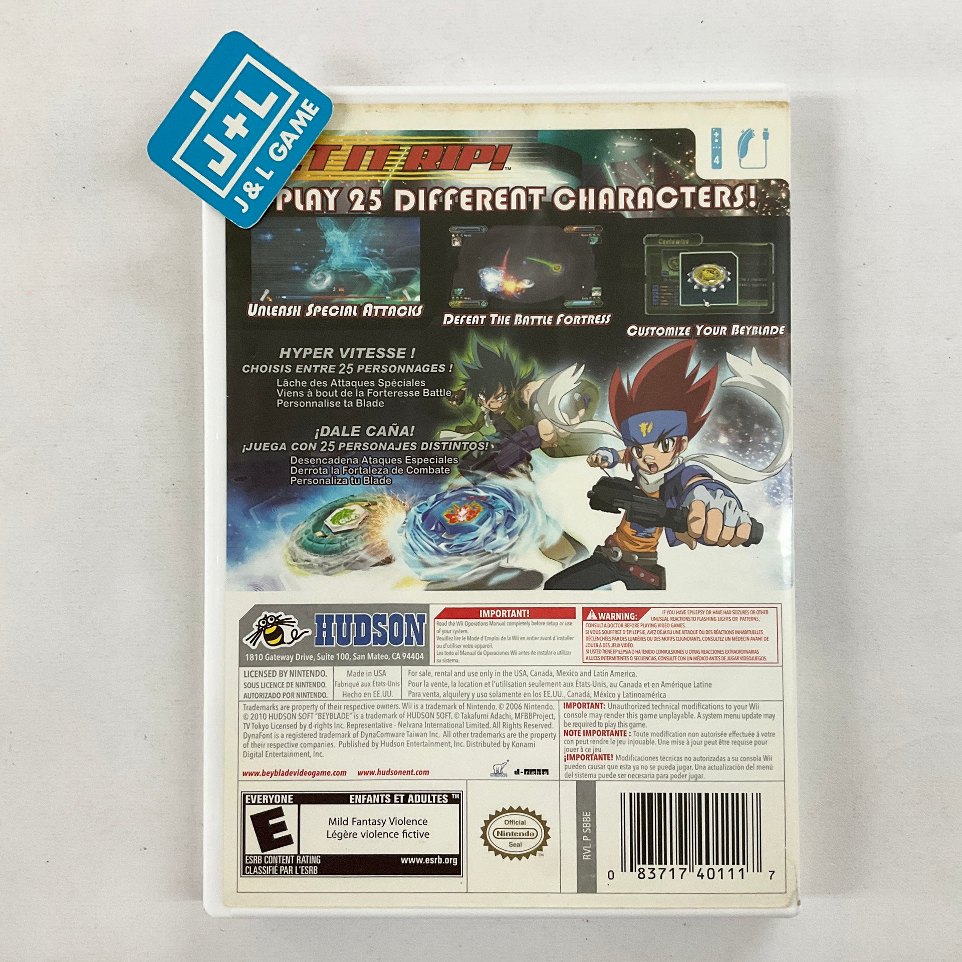 Beyblade: Metal Fusion - Battle Fortress - Nintendo Wii [Pre-Owned] | J ...