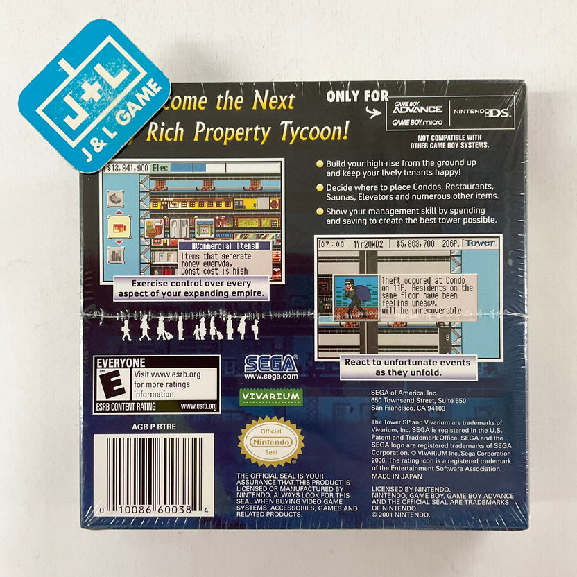The Tower SP - (GBA) Game Boy Advance | J&L Game