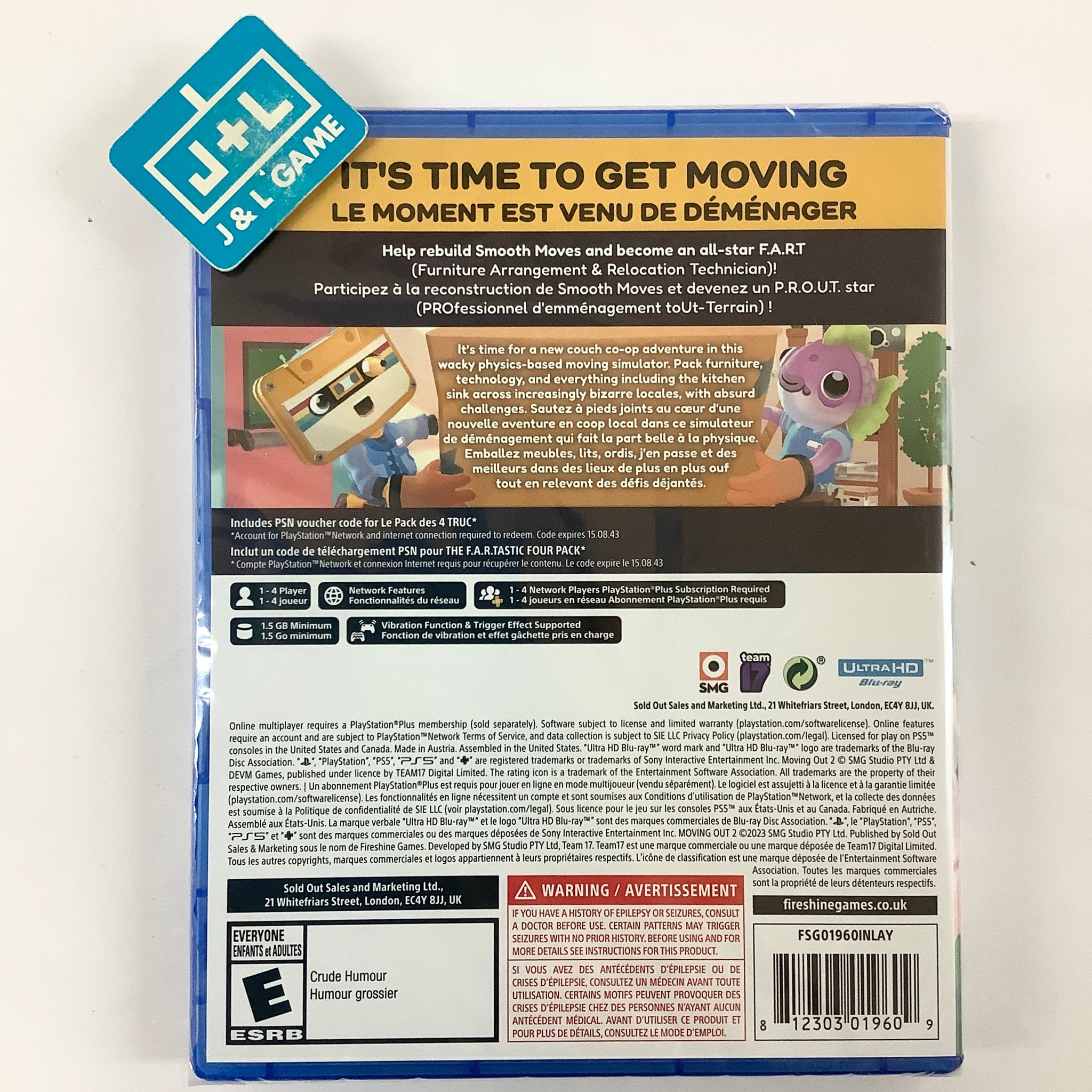 Moving Out 2 - (PS5) PlayStation 5 – J&L Video Games New York City