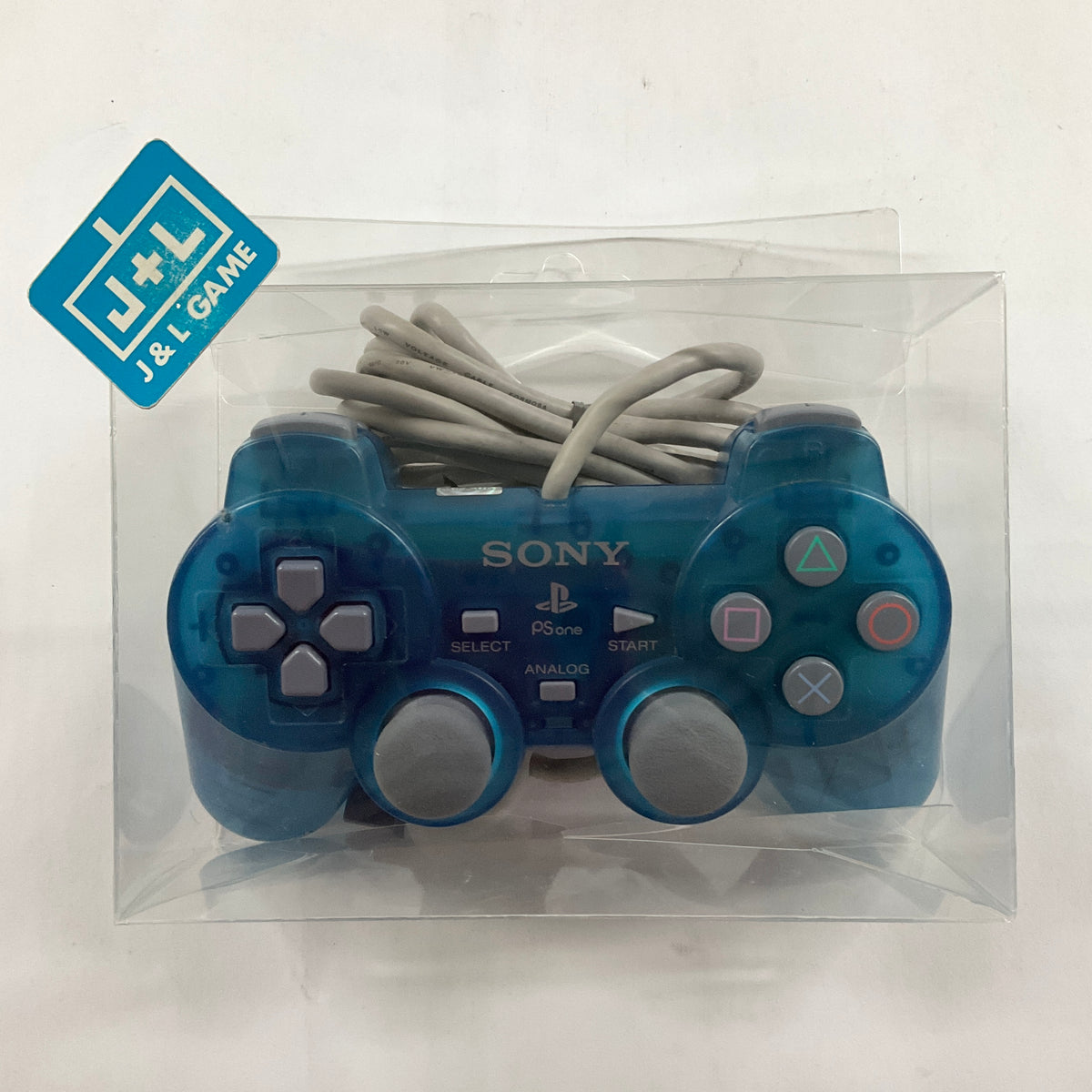 Sony PS One Dual Analog Controller (Clear Blue) - (PS1) PlayStation 1 ...