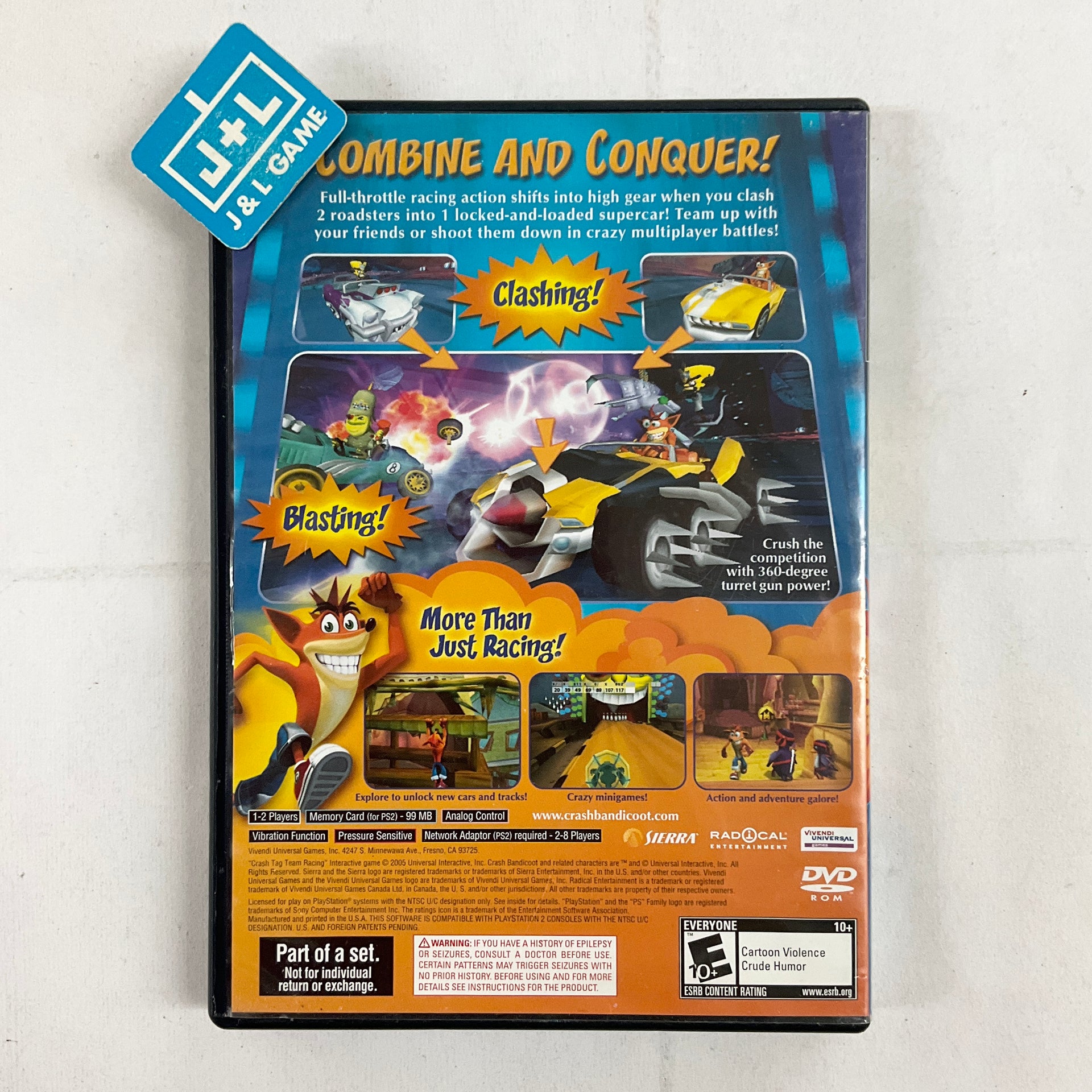 Crash Bandicoot Action Pack - (PS2) PlayStation 2 [Pre-Owned] | J&L Game