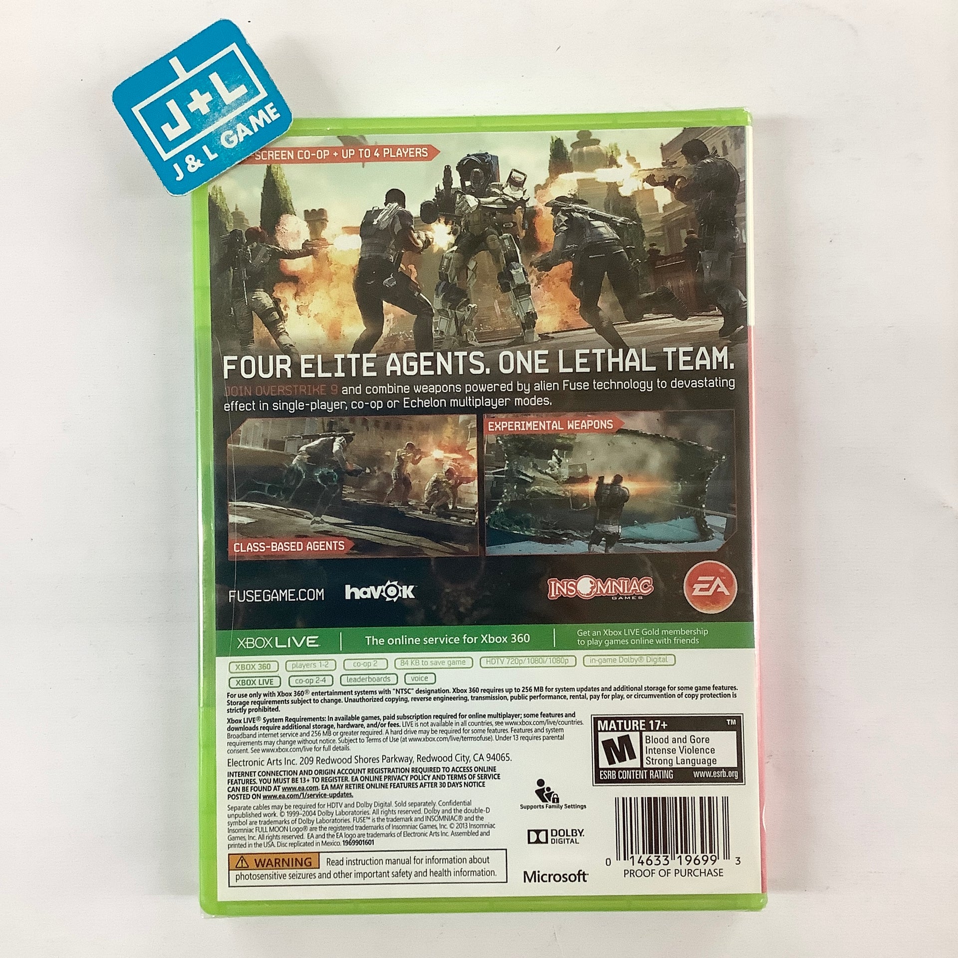 Fuse - Xbox 360 | J&L Game