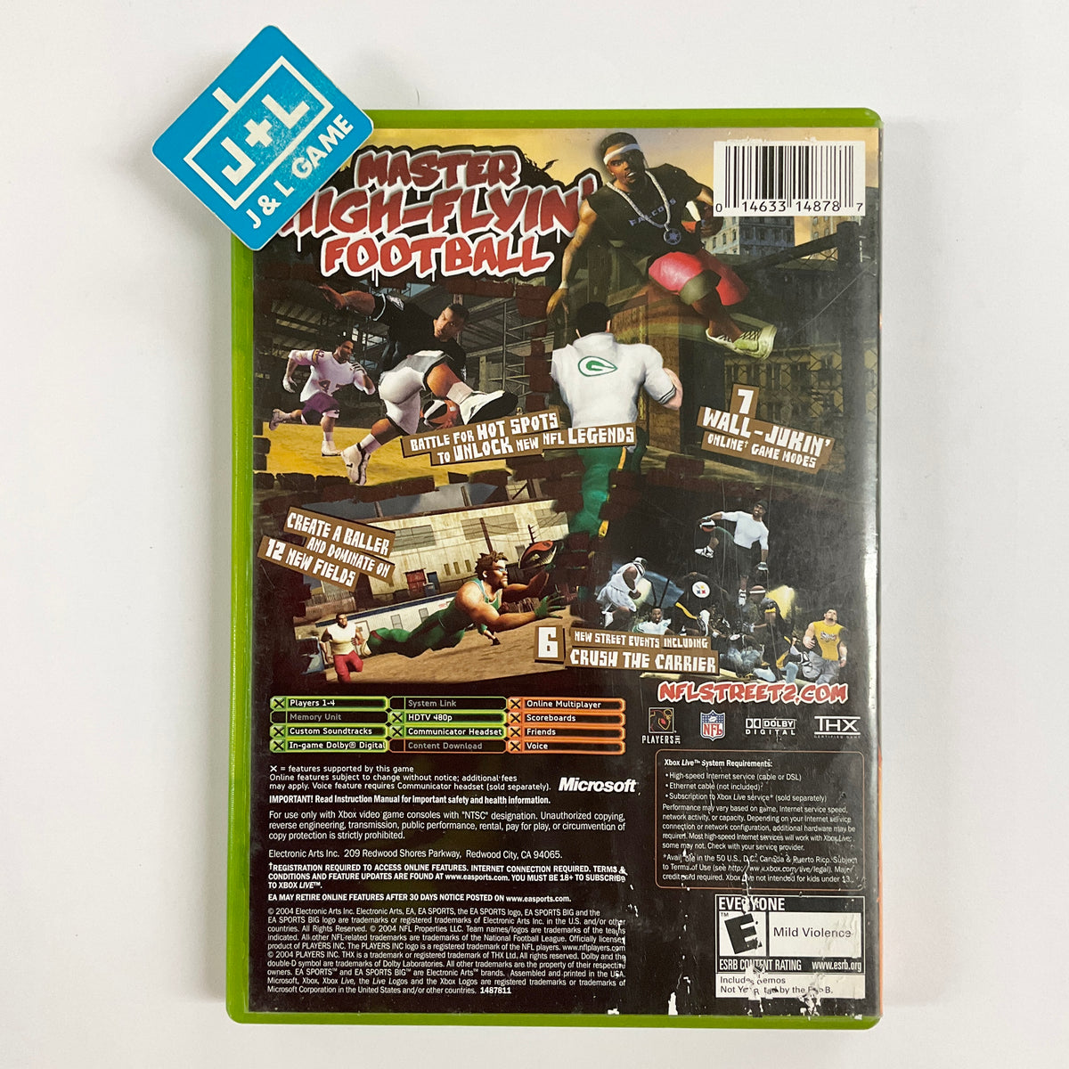 NFL Street 2 - (XB) Xbox [Pre-Owned] | J&L Game