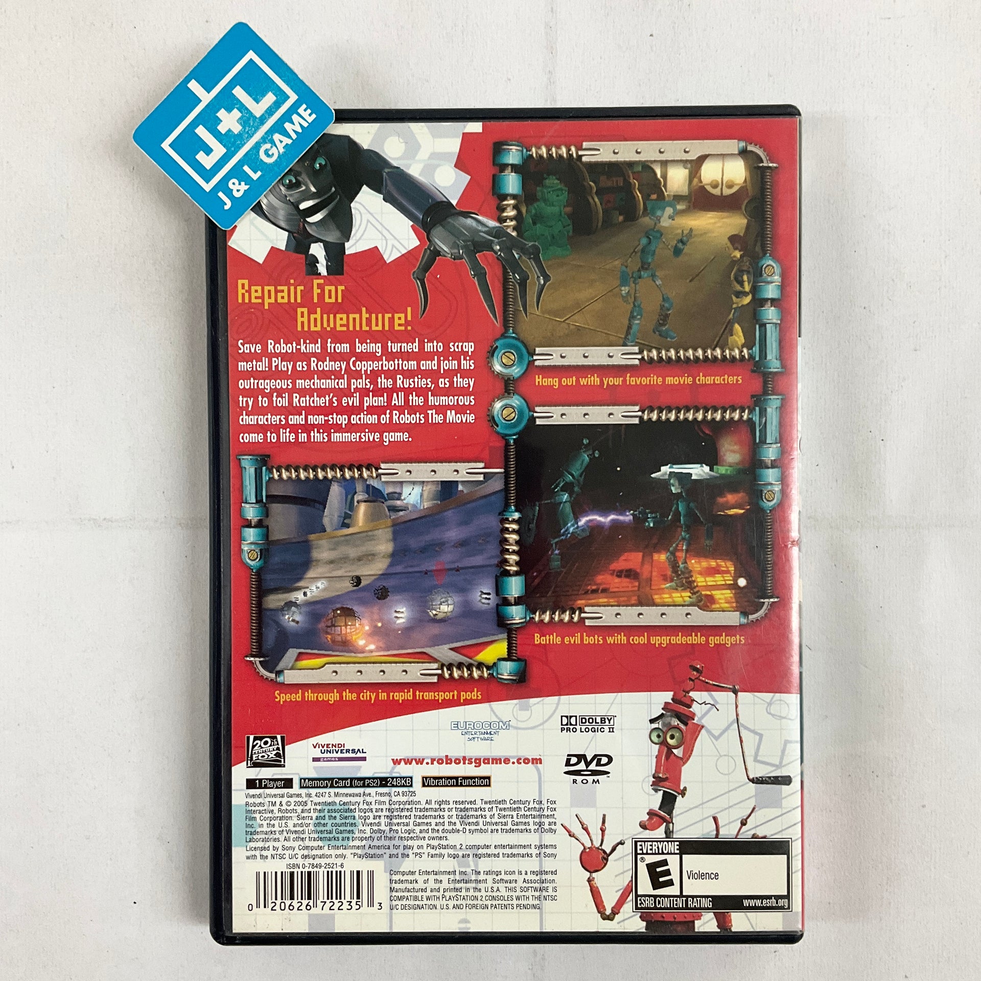 Robots - (PS2) PlayStation 2 [Pre-Owned] | J&L Game