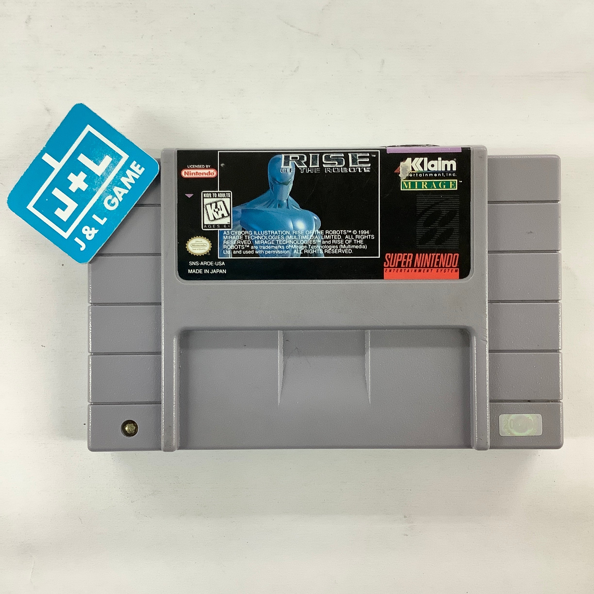 Rise of the Robots - (SNES) Super Nintendo [Pre-Owned] | J&L Game