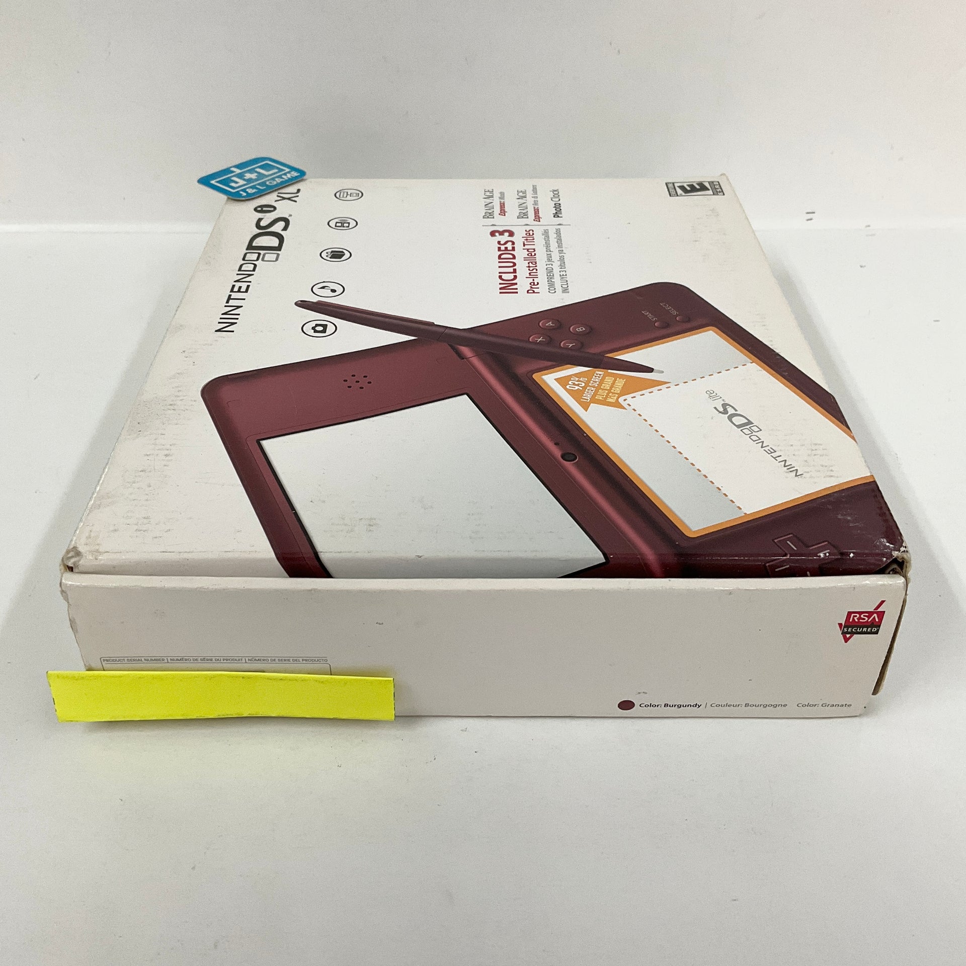 Nintendo DSi XL Console (Burgundy) - (NDS) Nintendo DS [Pre-Owned] | J ...