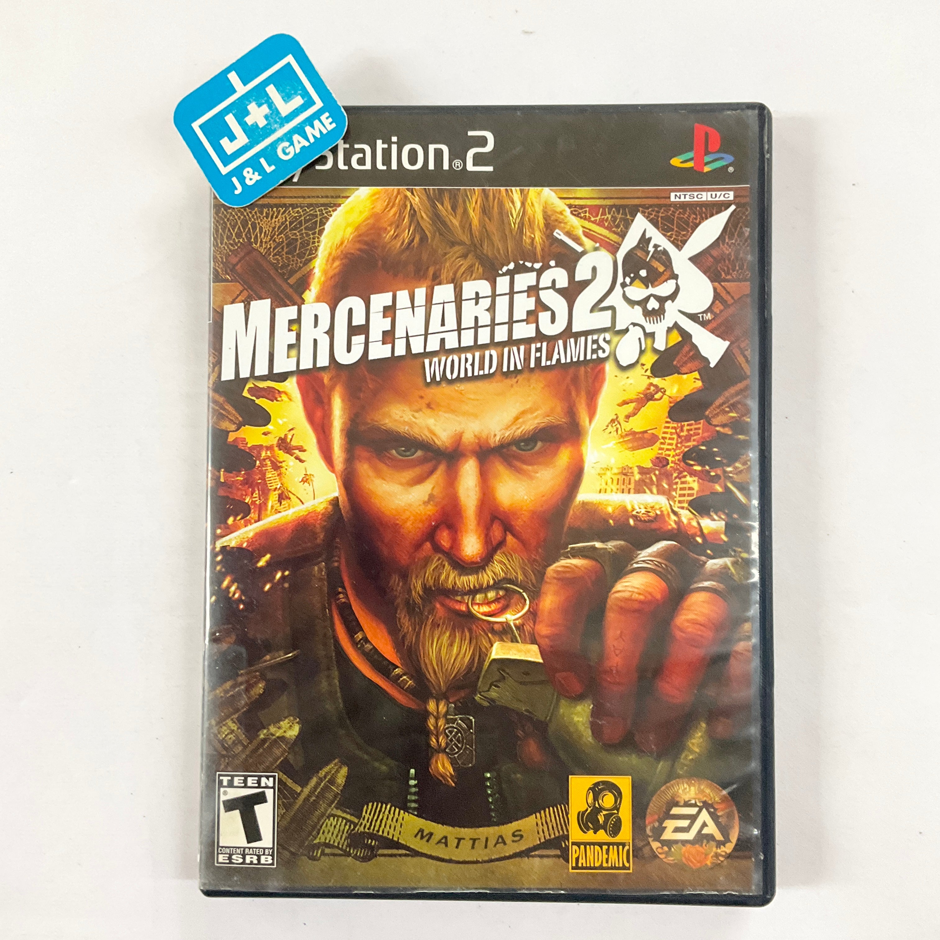 Mercenaries 2: World in Flames - (PS2) PlayStation 2 [Pre-Owned] | J&L Game