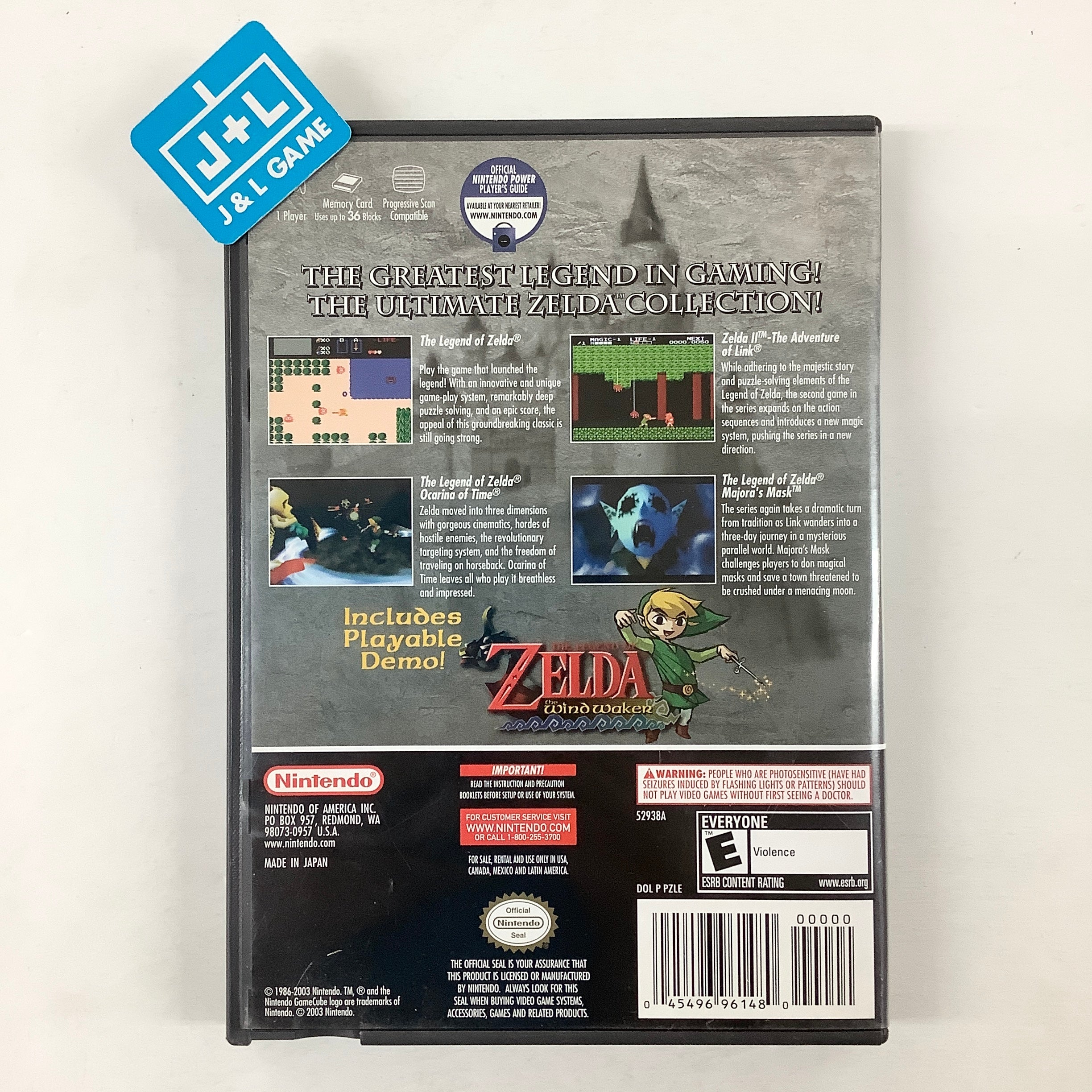 The Legend of Zelda Collector's Edition - (GC) GameCube [Pre-Owned] | J ...