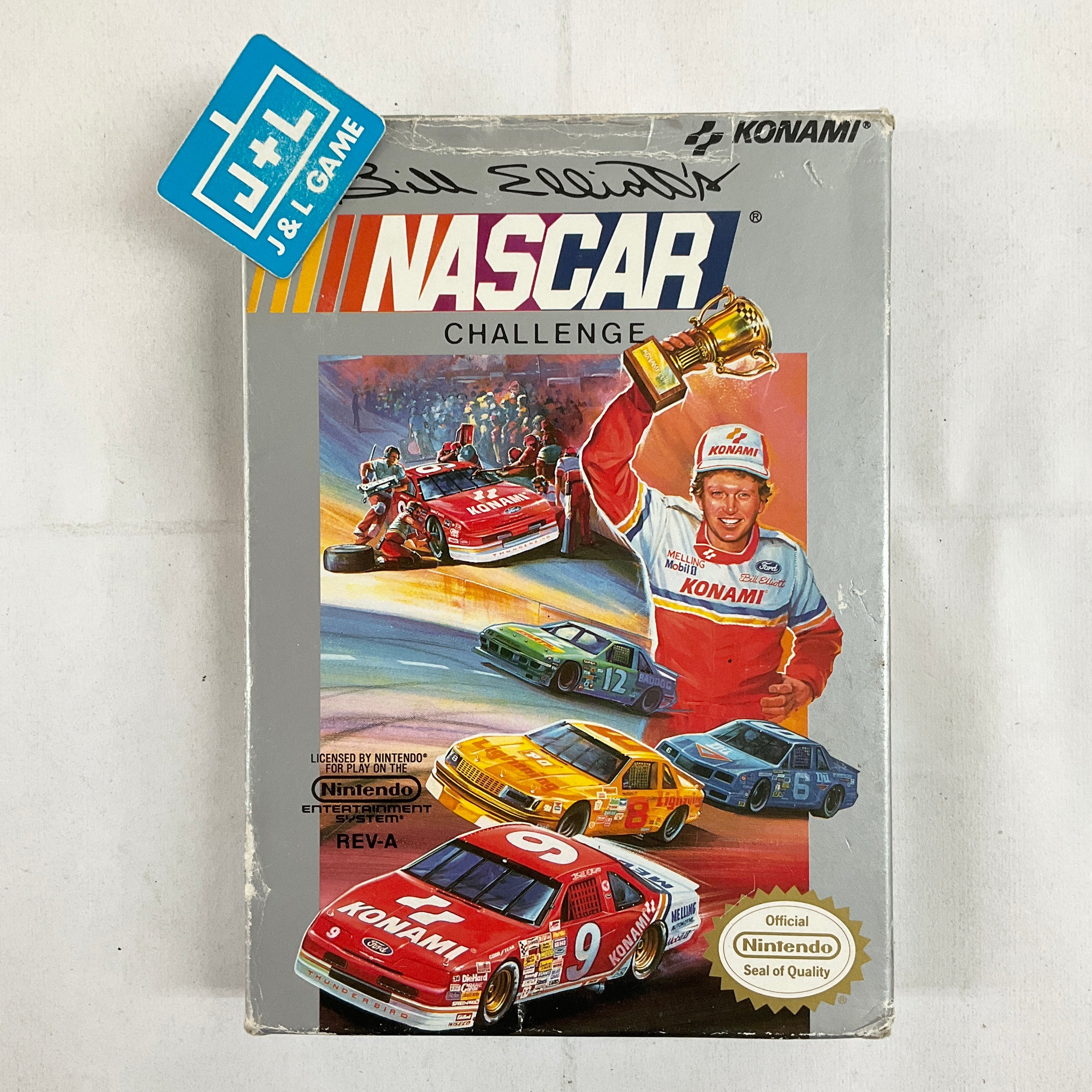 Bill Elliott's NASCAR Challenge - (NES) Nintendo Entertainment System ...