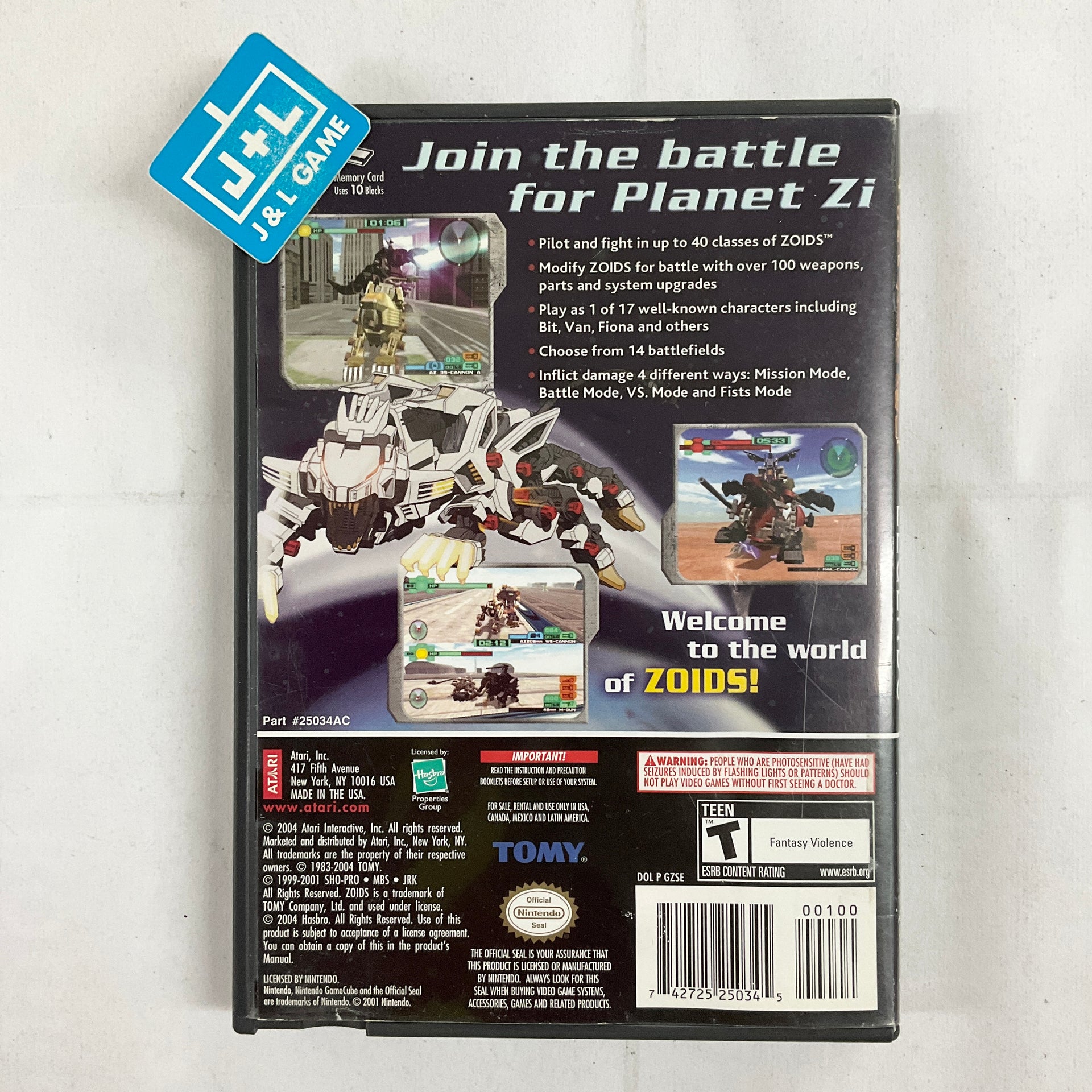 Zoids: Battle Legends - (GC) GameCube [Pre-Owned] | J&L Game