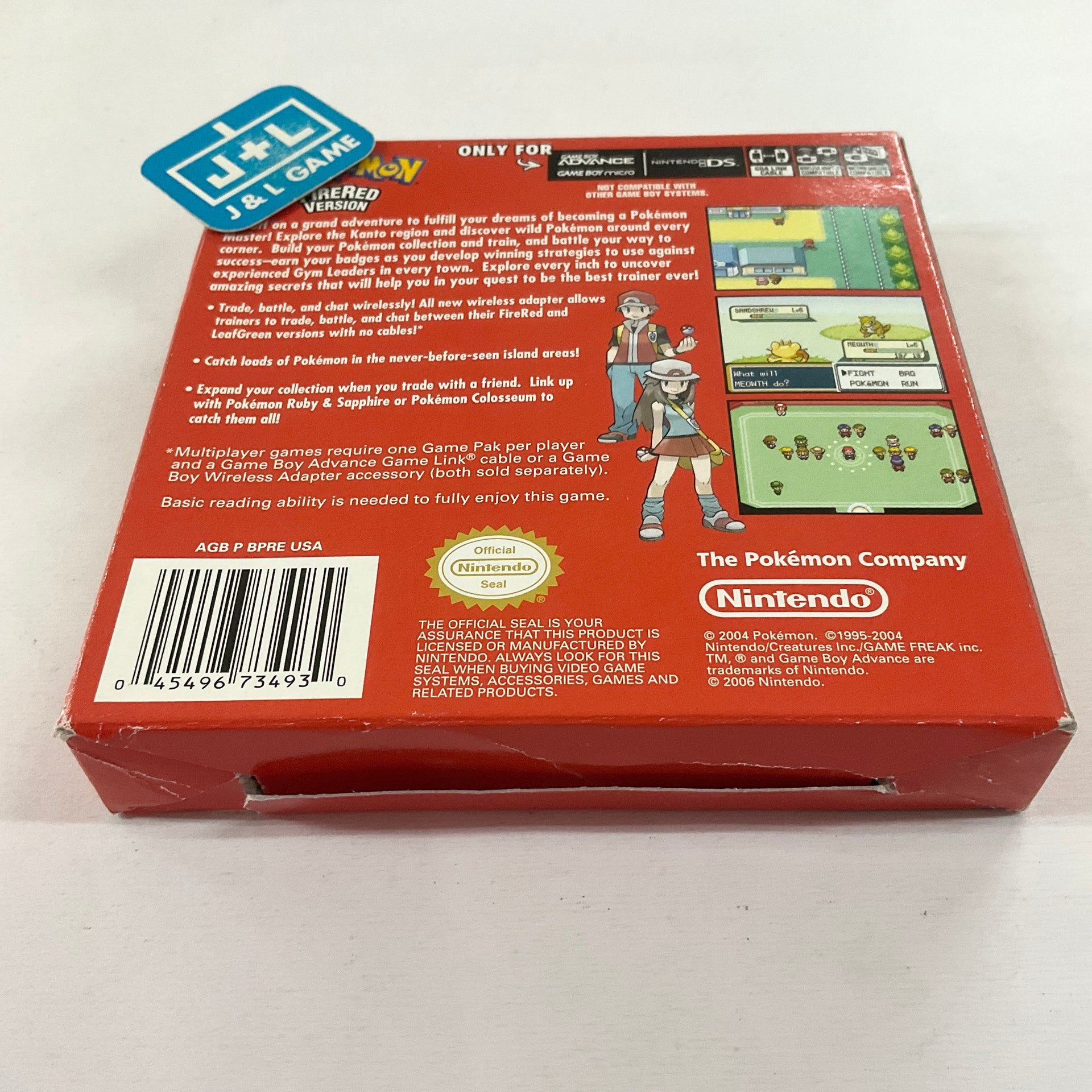 Pokemon FireRed Version (Player's Choice) - (GBA) Game Boy Advance [Pr ...