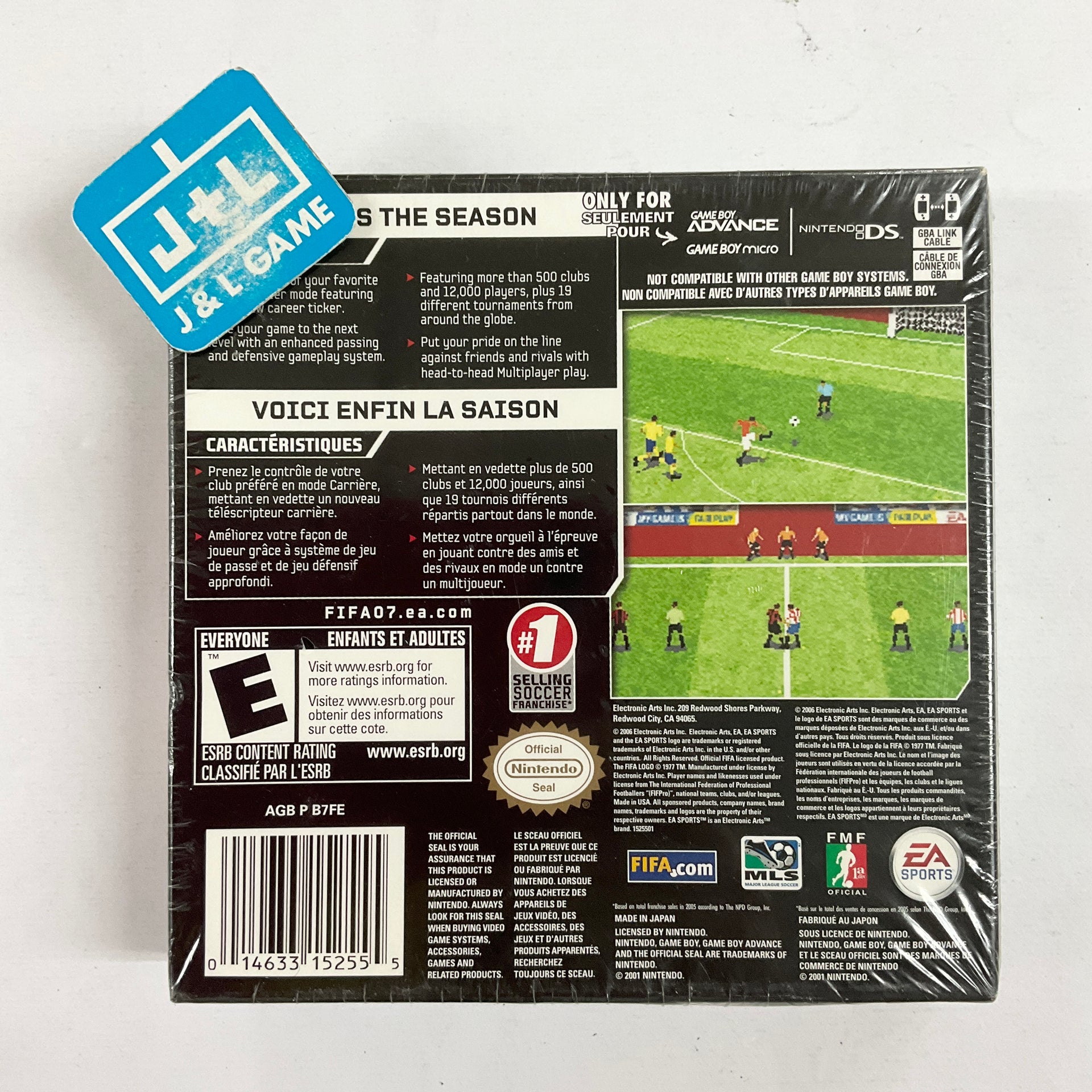 FIFA 07 Soccer - (GBA) Game Boy Advance | J&L Game