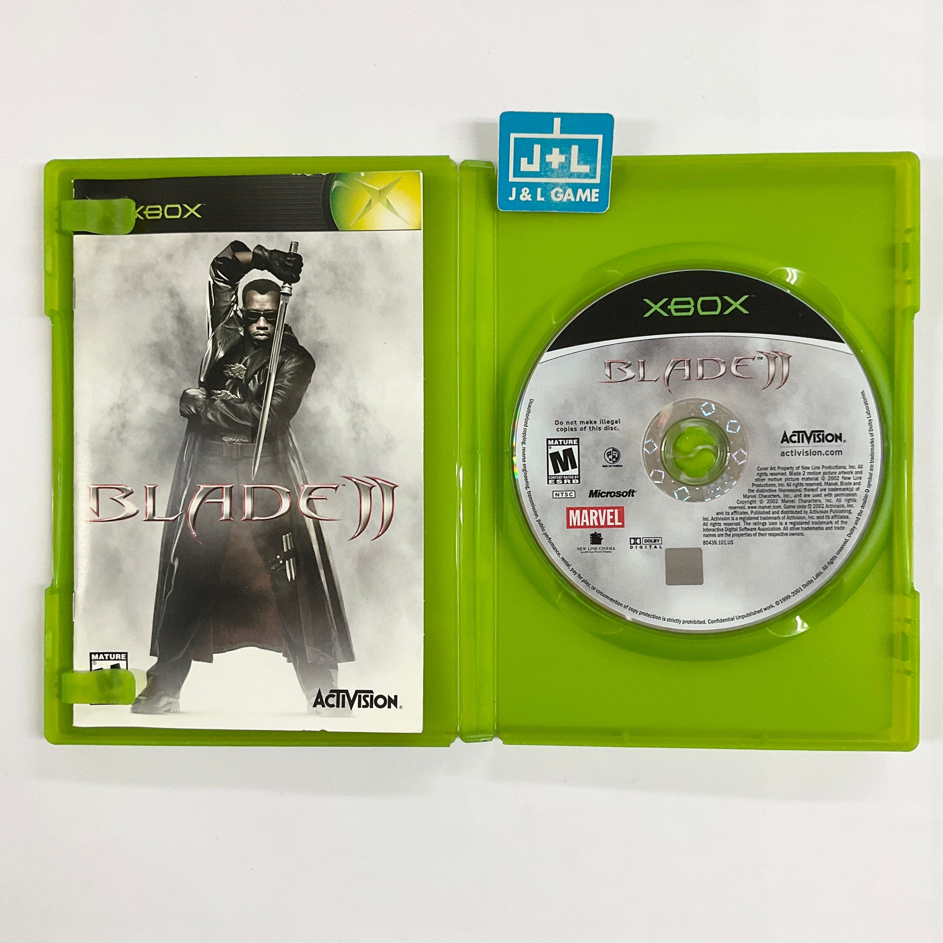 Blade II - (XB) Xbox [Pre-Owned] | J&L Game