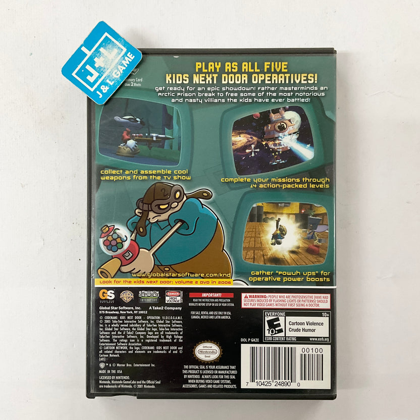 Codename: Kids Next Door: Operation V.I.D.E.O.G.A.M.E. - (GC) Gamecube ...