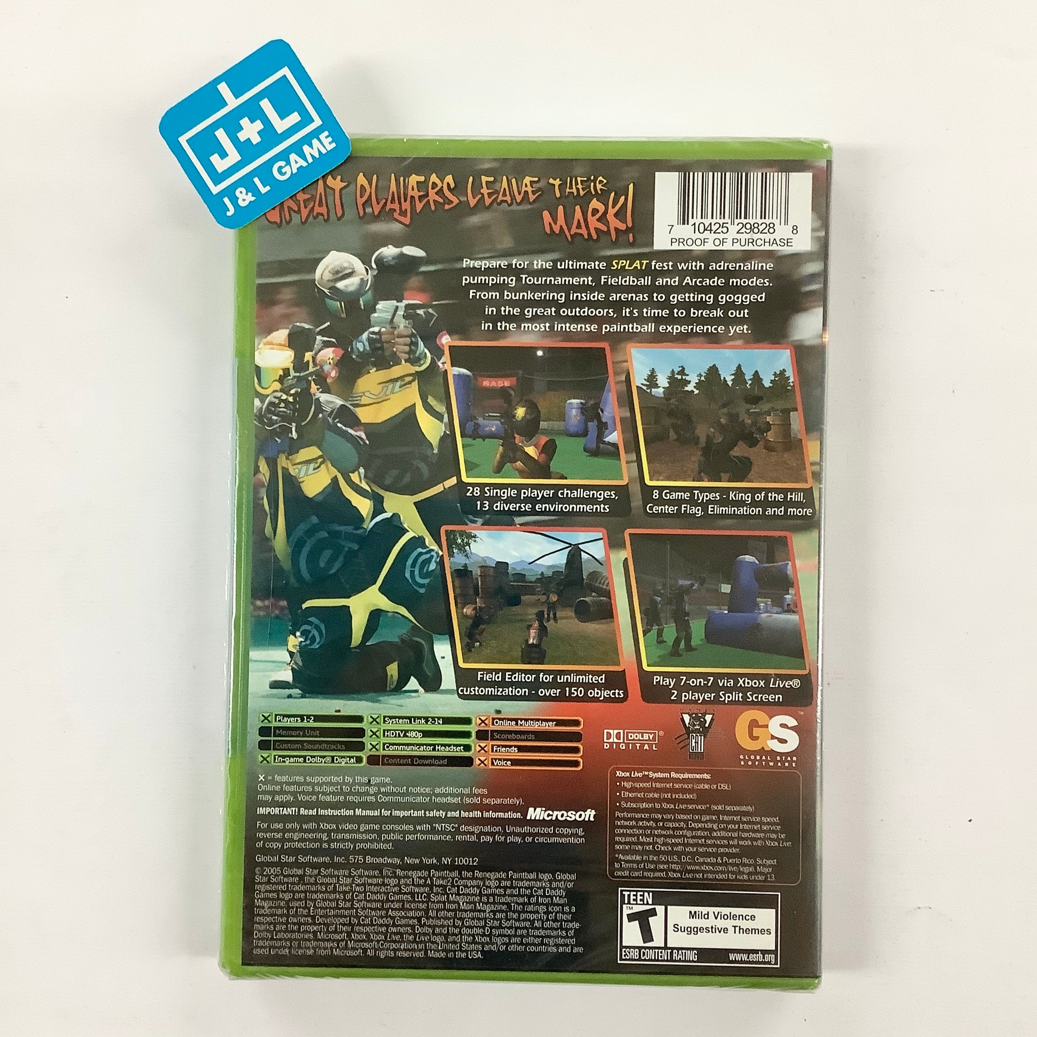 Splat Magazine Renegade Paintball - (XB) Xbox – J&L Video Games New ...