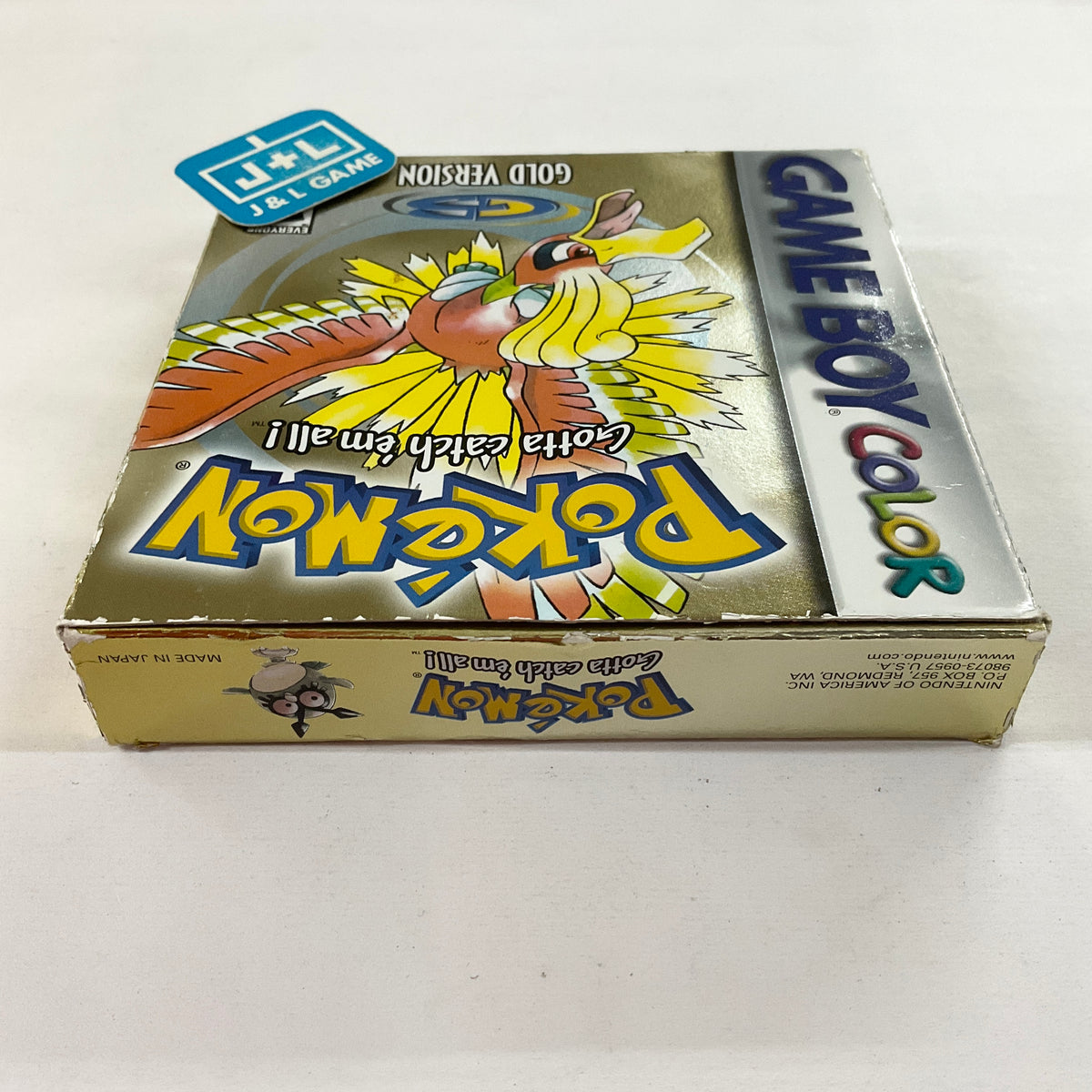 Pokemon Gold Version - (GBC) Game Boy Color [Pre-Owned] | J&L Game