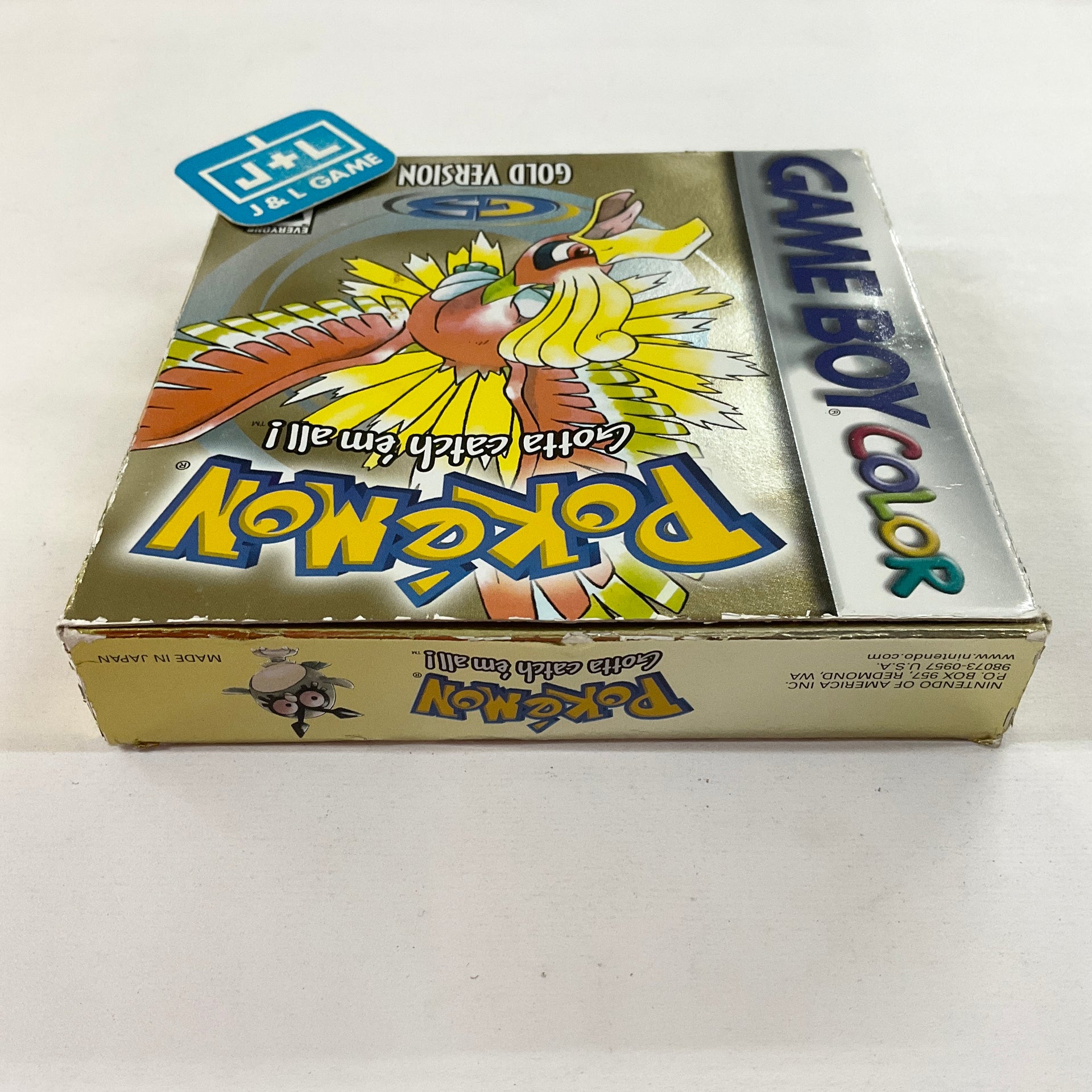 Pokemon Gold Version - (GBC) Game Boy Color [Pre-Owned] | J&L Game