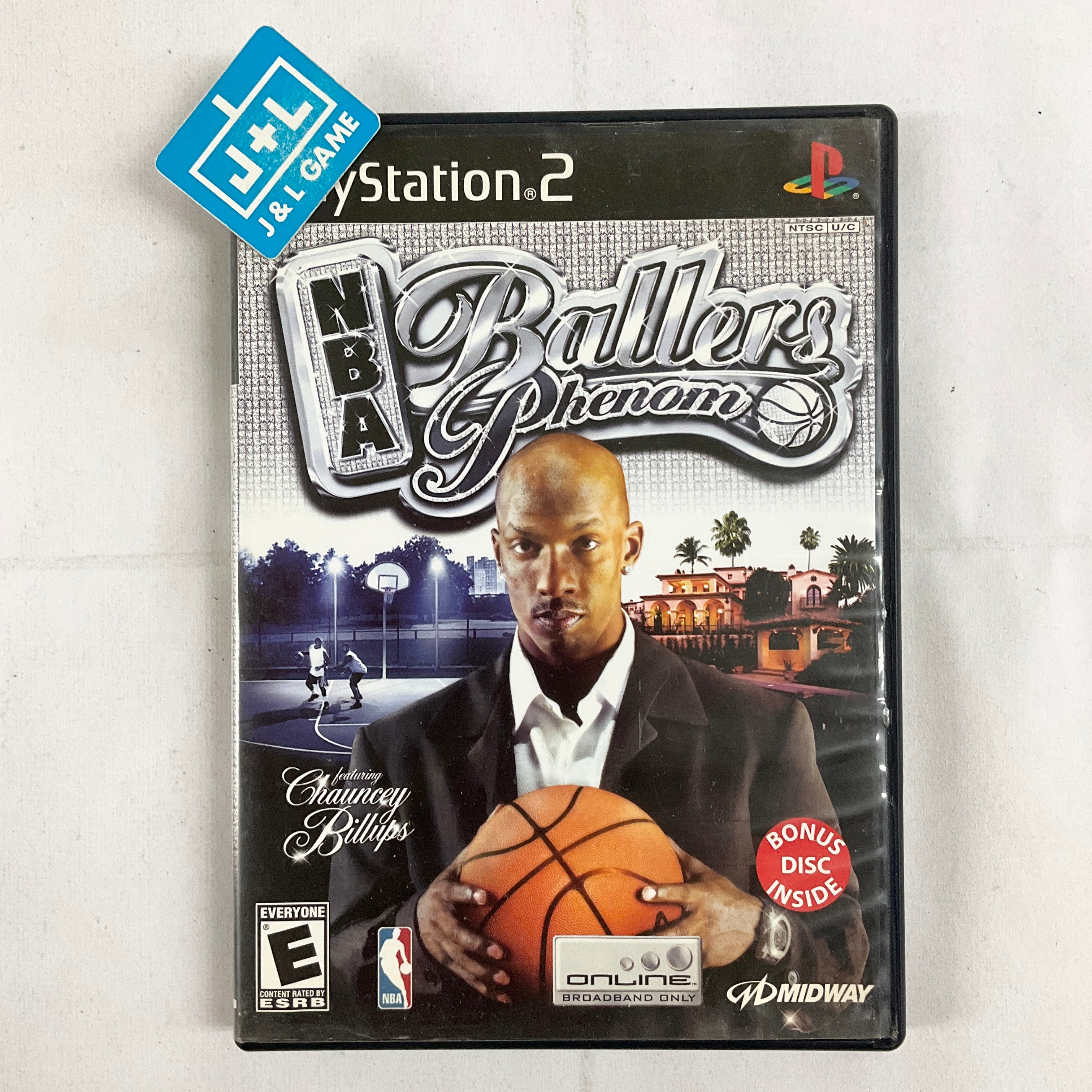 Nba Ballers Phenom With Bonus Disc Ps2 Playstation 2 Pre Owned