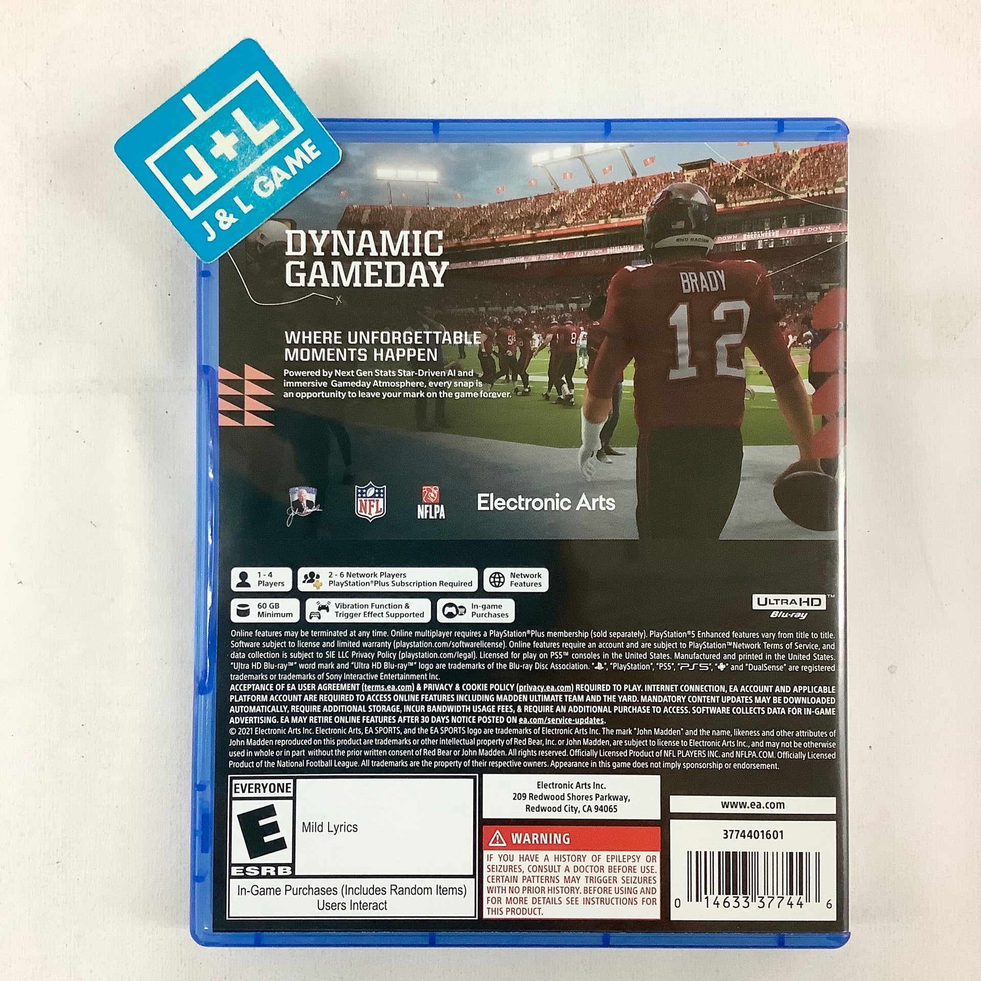 Madden NFL 22 - (PS5) PlayStation 5 [Pre-Owned] | J&L Game