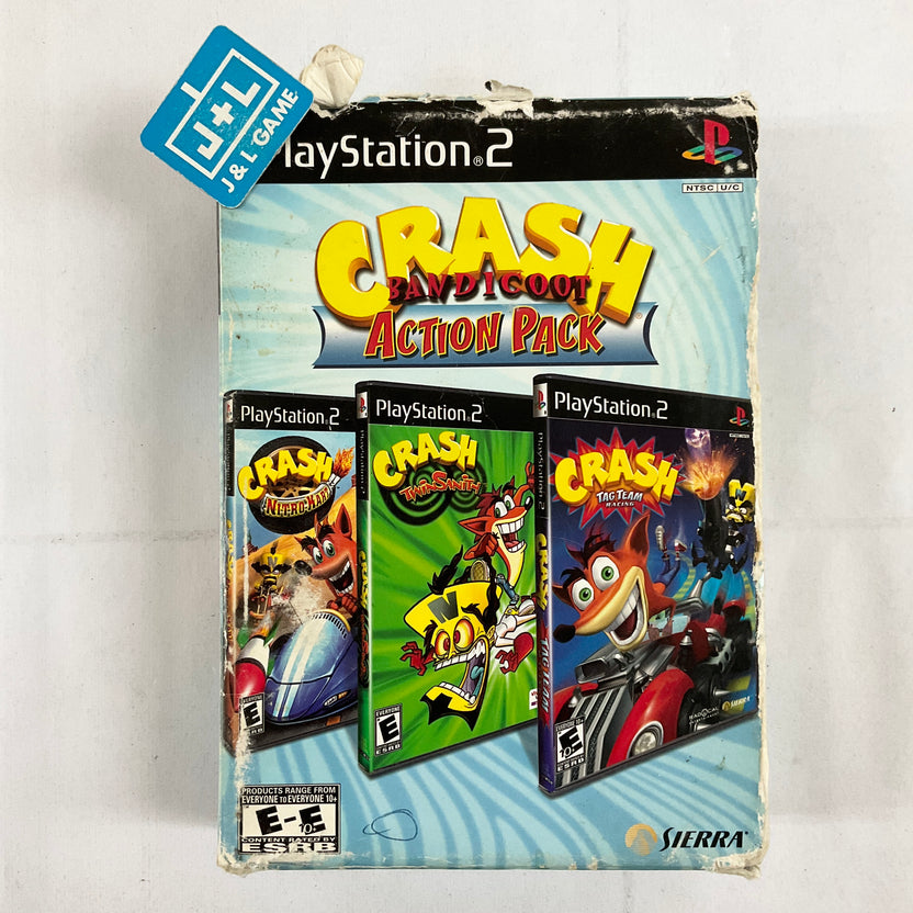 Crash Bandicoot Action Pack - (PS2) PlayStation 2 [Pre-Owned] | J&L Game