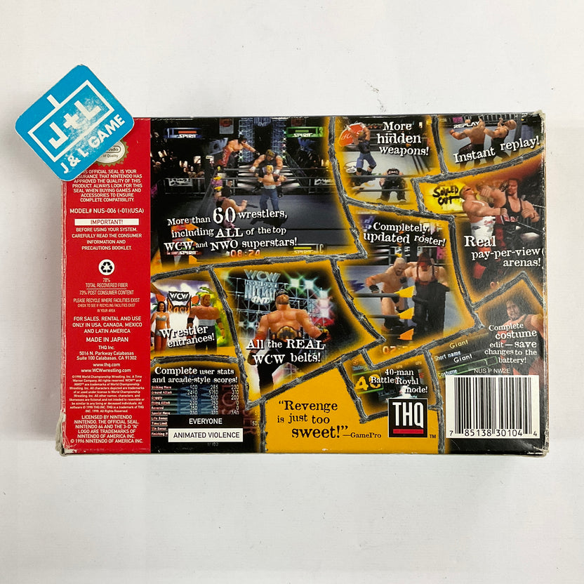 WCW/nWo Revenge - (N64) Nintendo 64 [Pre-Owned] | J&L Game
