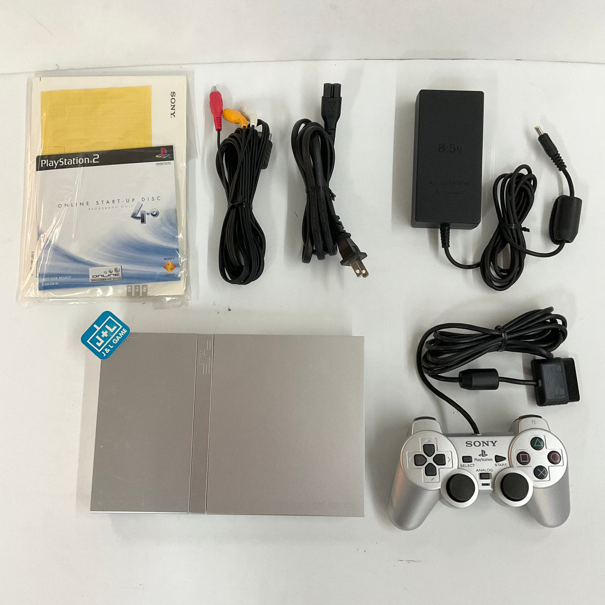 Sony PlayStation 2 Slim Console (Silver) - (PS2) PlayStation 2 [Pre-Ow ...