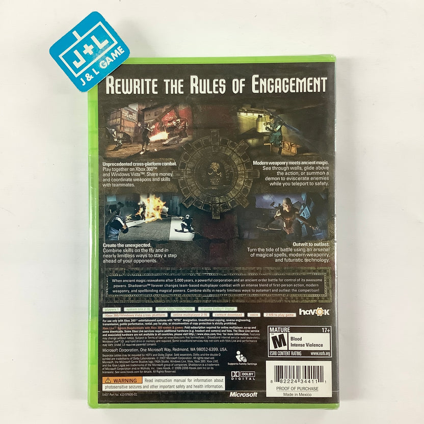 Shadowrun - Xbox 360 | J&L Game